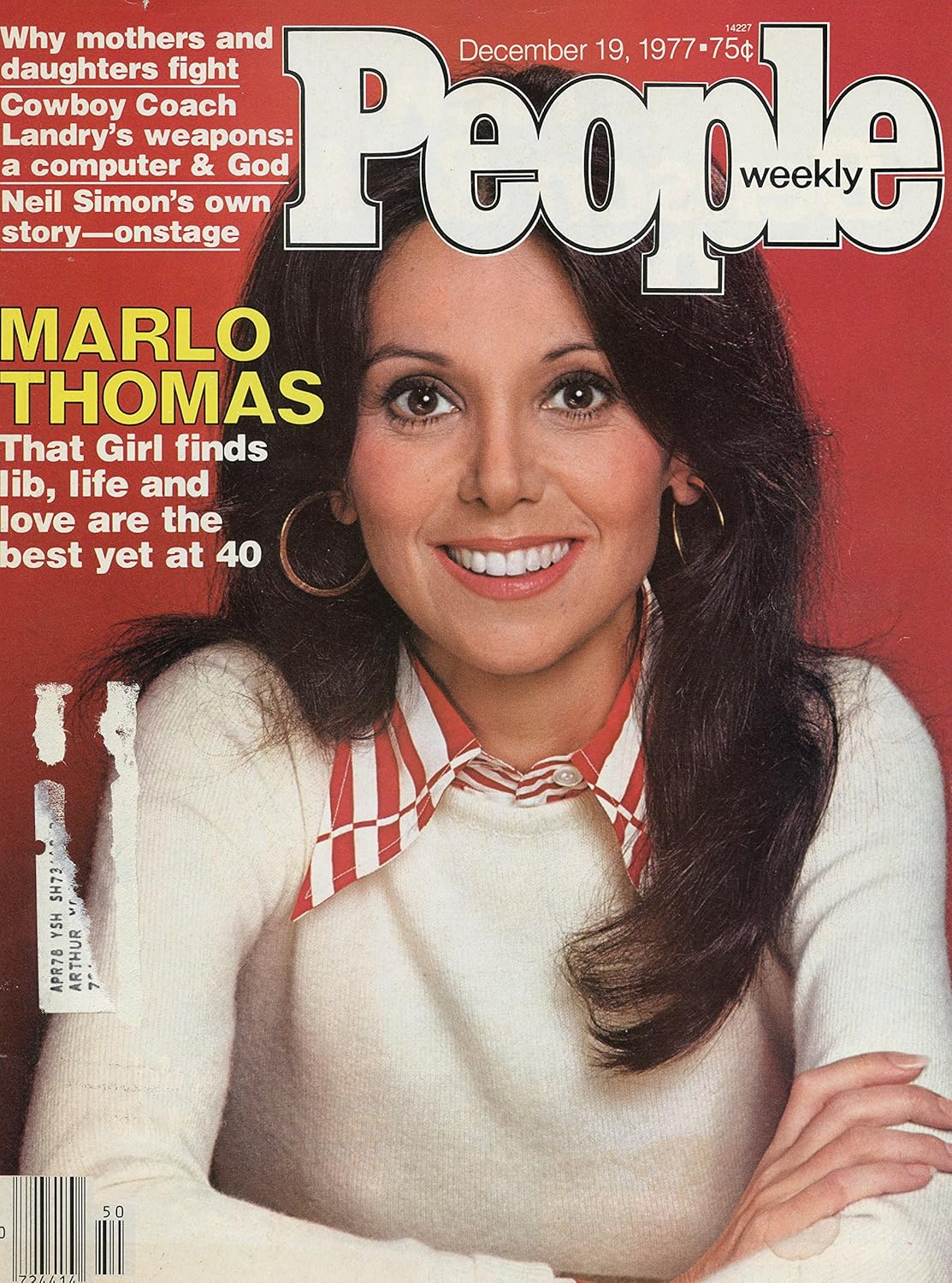 Amazon.com: Marlo Thomas COVER ONLY original clipping magazine photo ...