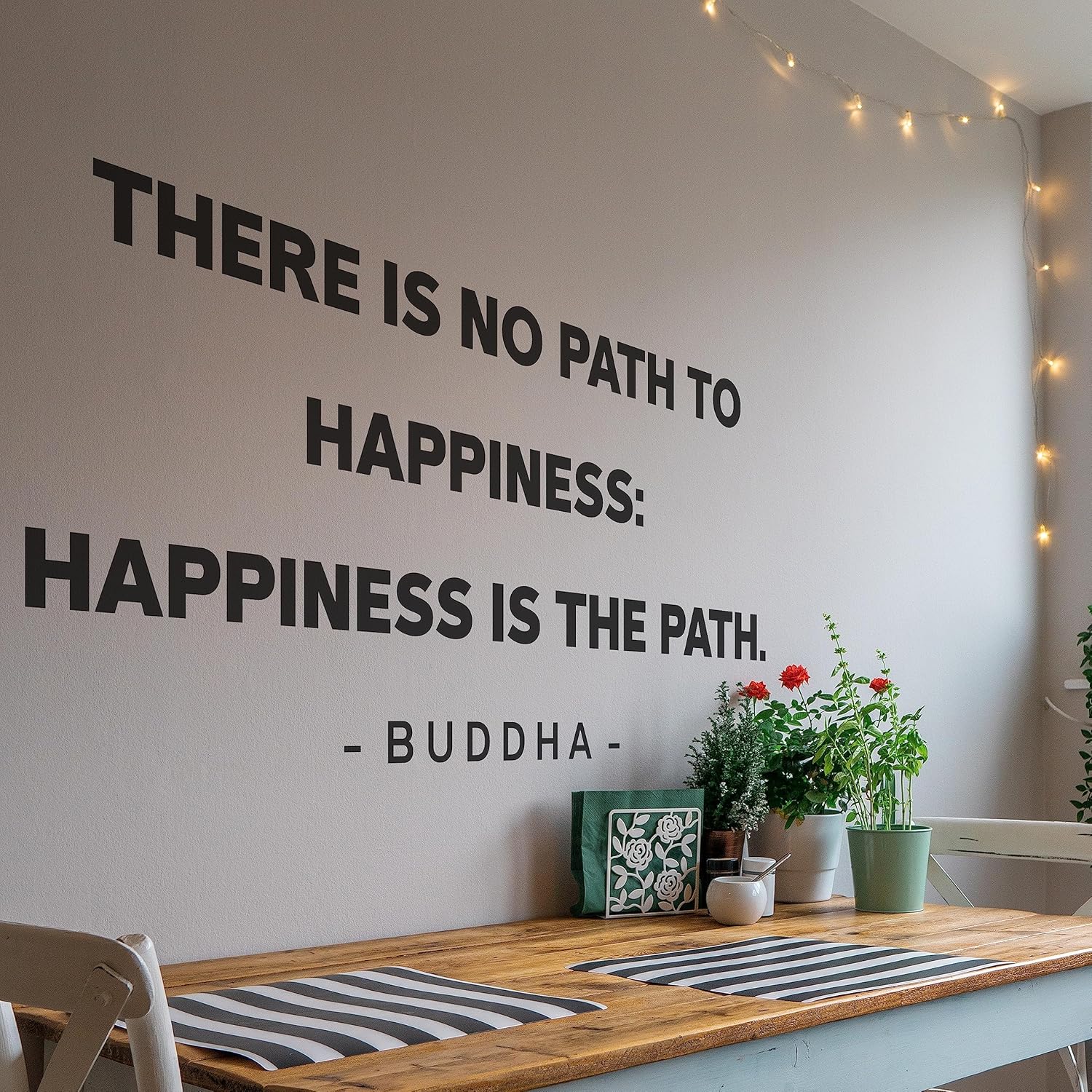Amazon.com: My Vinyl Story Buddha Wall Decal Quotes, Inspirational ...