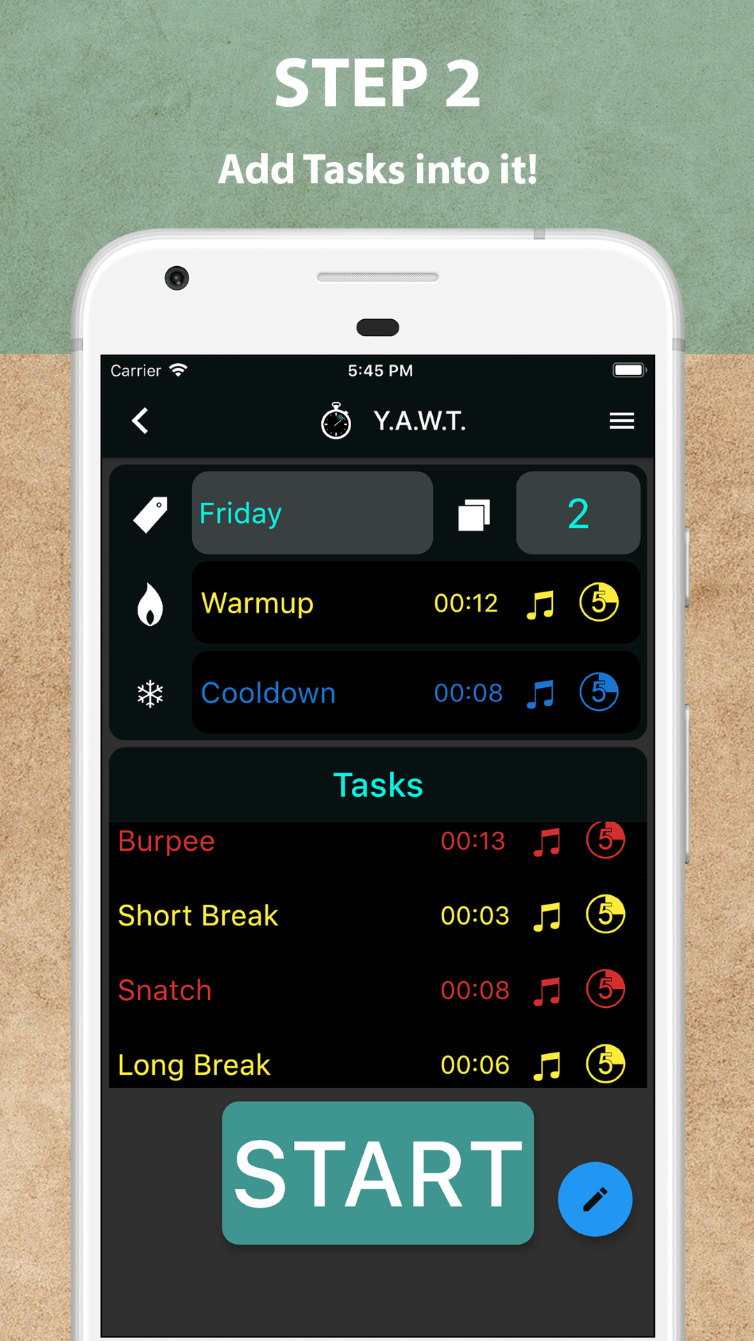 YAWT ⏱️ Workout Timer for Tabata, HIIT, Crossfit - App on Amazon Appstore