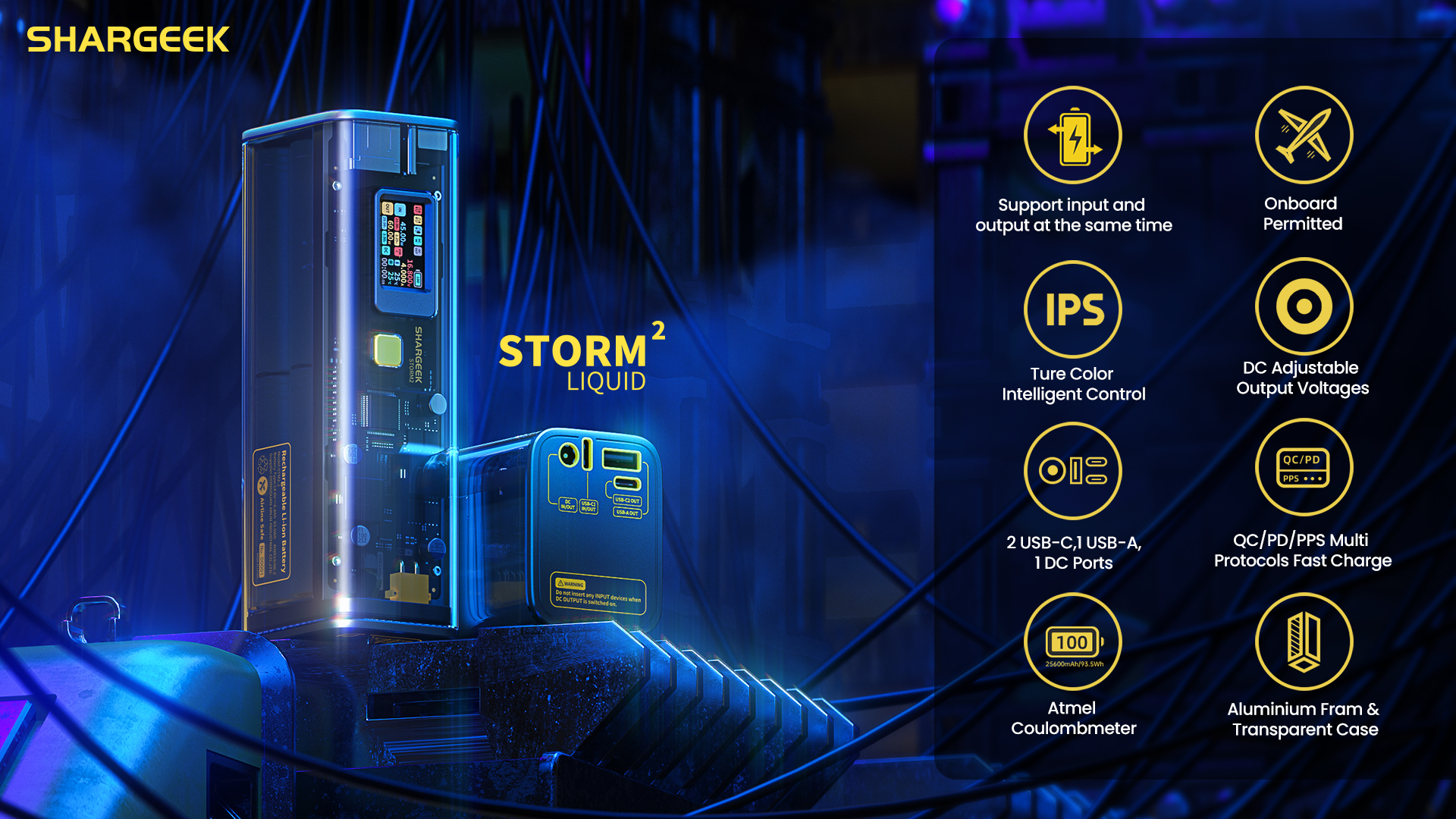Watch Shargeek 100W STORM 2 Power Bank on Amazon Live