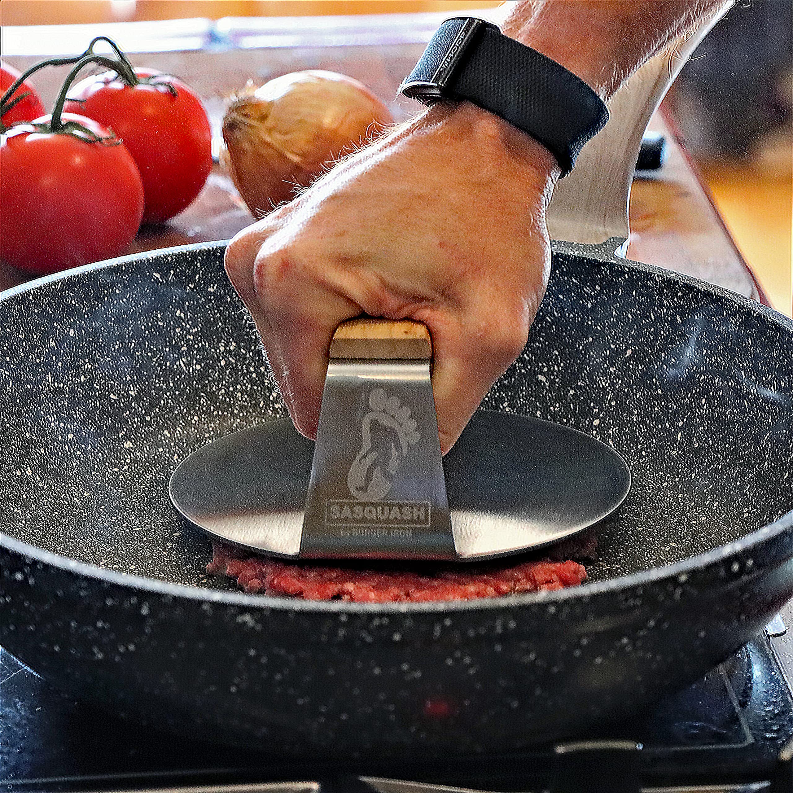 Snapklik.com : The Sasquash Indestructo Burger Smasher - Professional ...