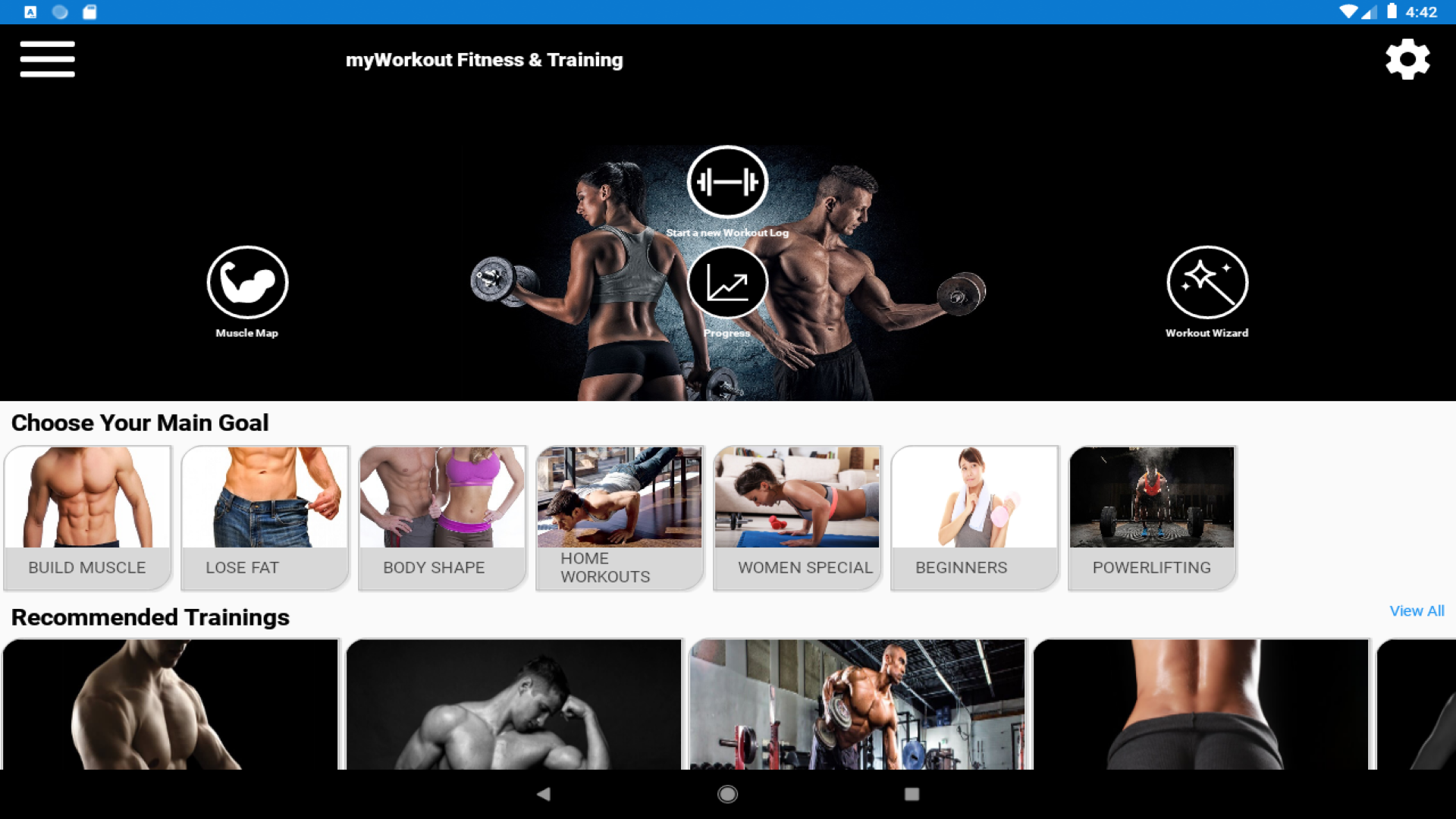 myWorkout - Fitness & Training - App on Amazon Appstore