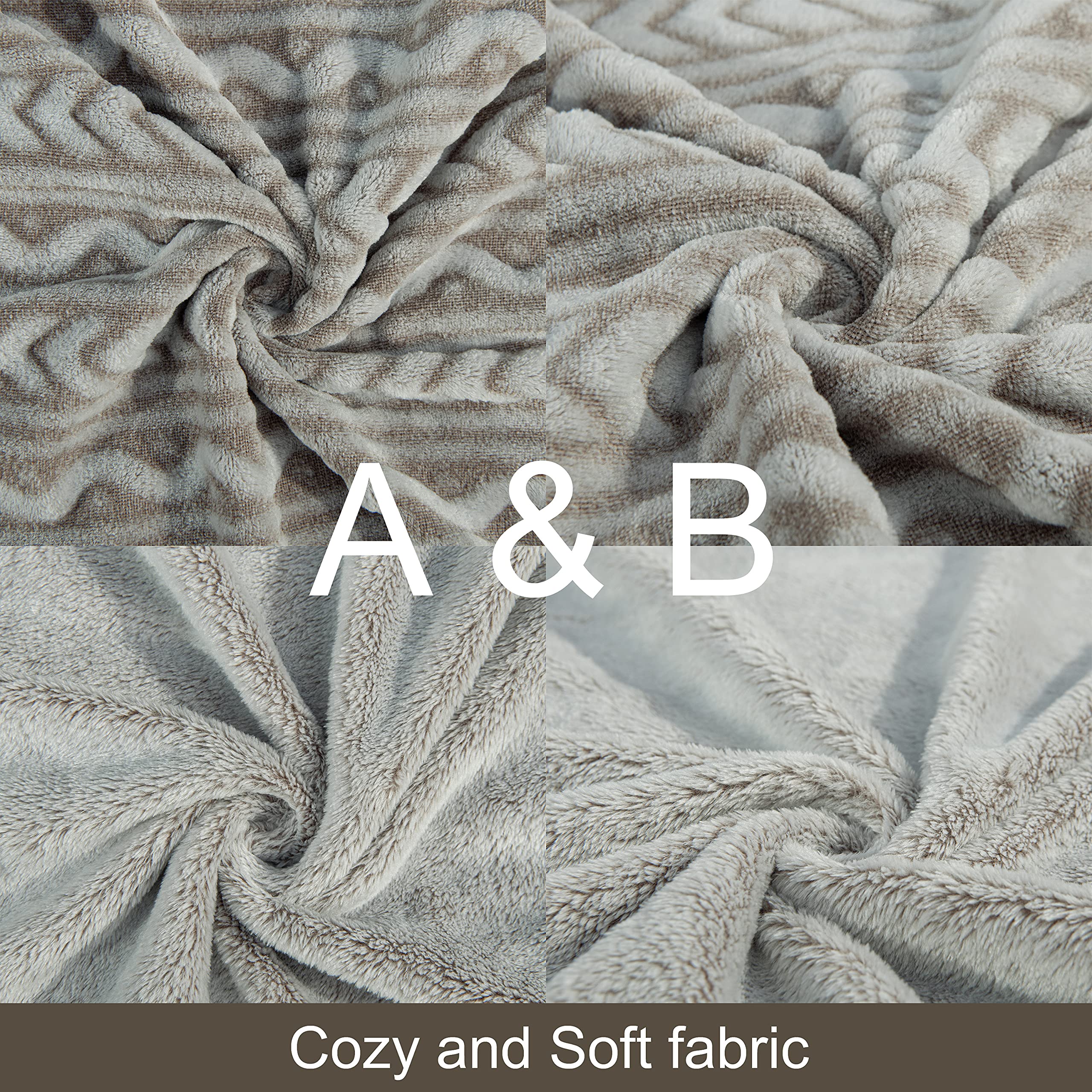 Snapklik.com : NTBAY Plush Flannel Baby Blanket, Soft And Warm Toddler ...