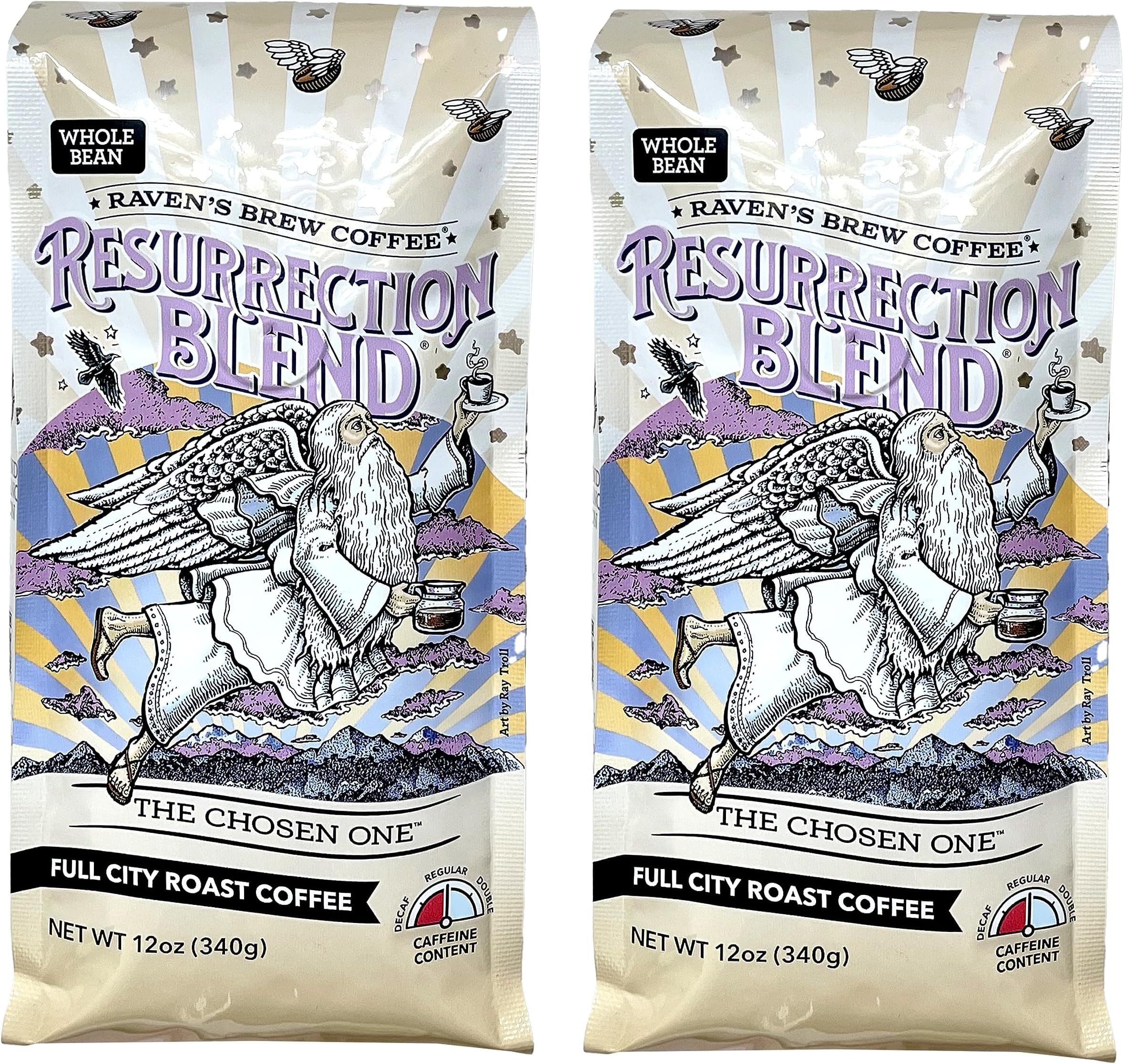 Amazon.com : Raven's Brew Coffee Light Roast Ground - Breakfast Blend ...