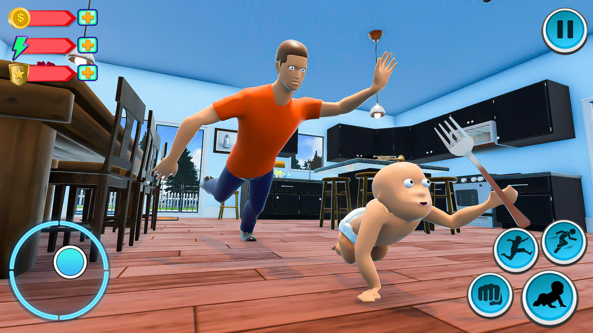 Bad Baby Whoz your Daddy Game Simulator 3D: Baby's Life Game Simulator ...