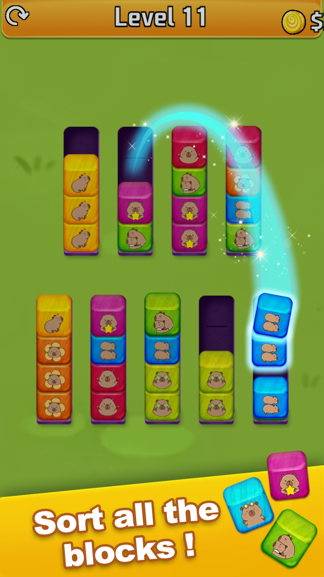 MagicWoody Sort Jam – Cute Block Sorting Puzzle - App on Amazon Appstore