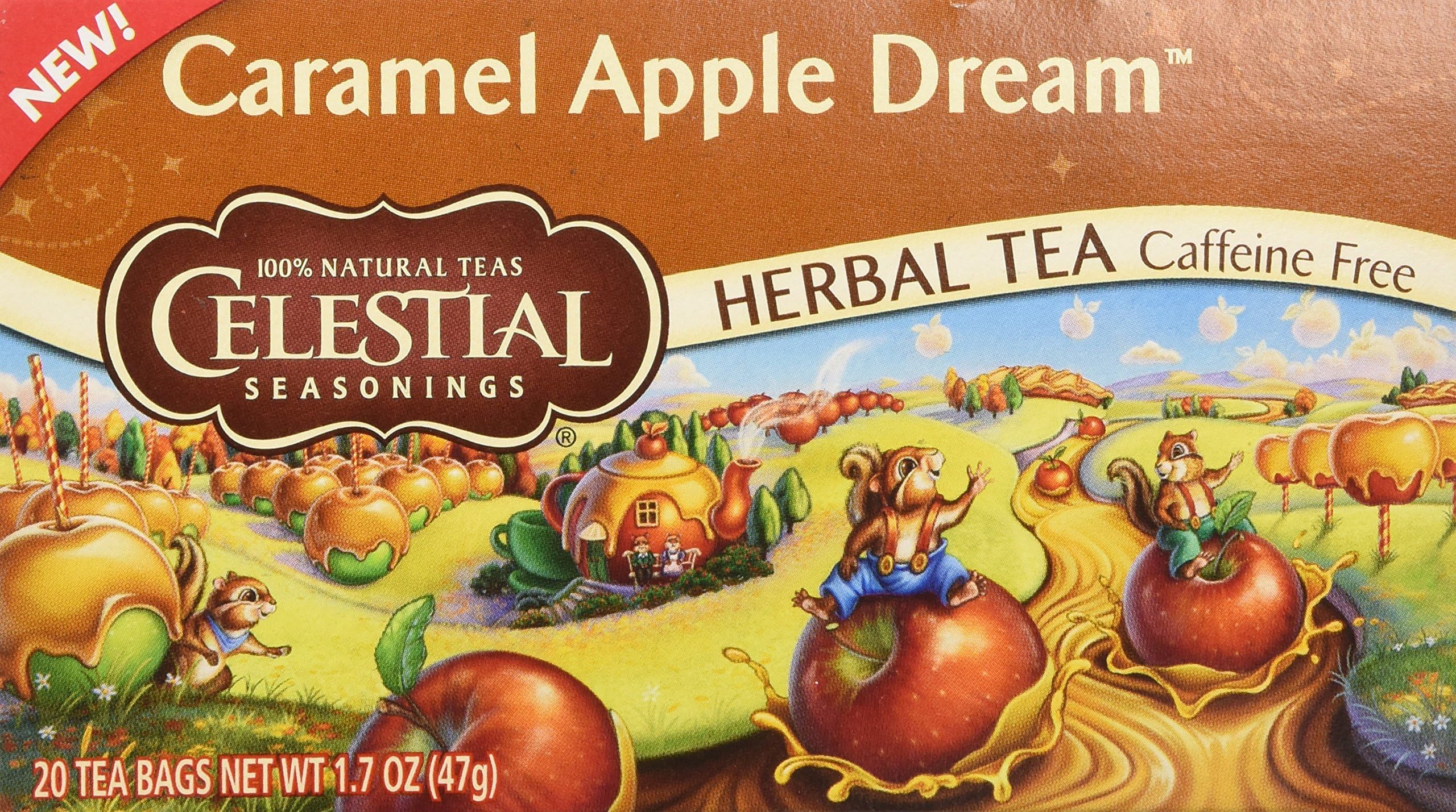 Amazon.com : Celestial Seasonings Tea Caramel Apple Dream 20 bags ...