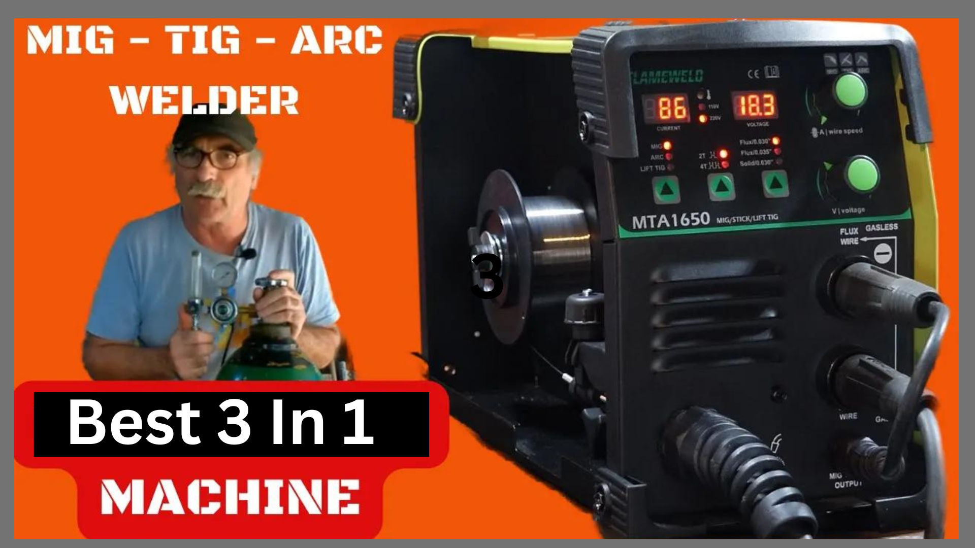 Watch Flameweld MIG ARC TIG 3 In 1 Setup & First Welds on Amazon Live