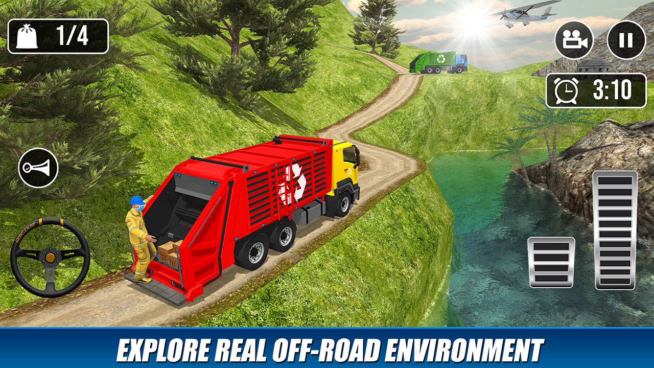 Garbage Truck Games : Trash Truck Driving Simulator - Waste Garbage ...