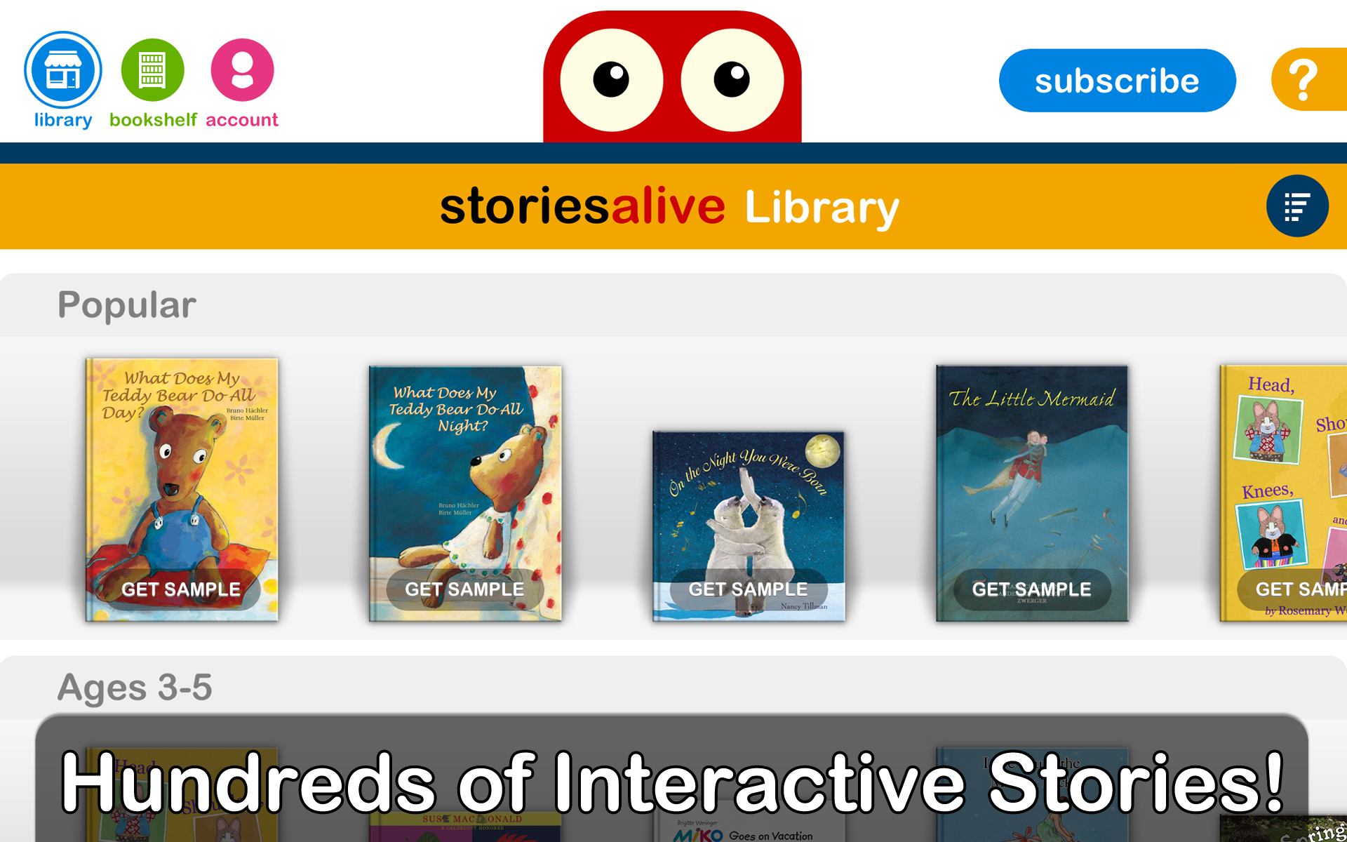 StoriesAlive - Children's Library App With Award Winning Stories And Creative Workbooks - App on ...