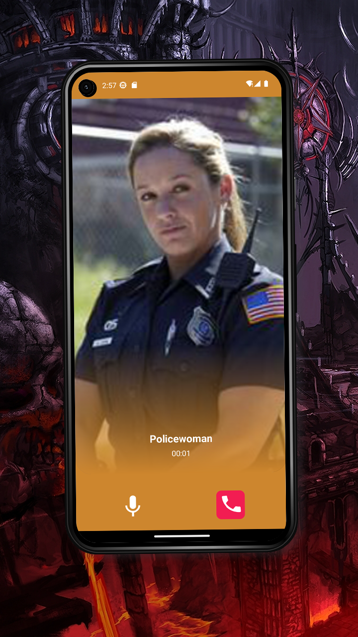 Fake Video Call Policewoman - Video Game Call Policewoman Prank & Chats ...