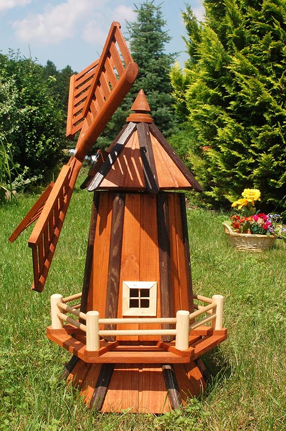 Große Windmühle,Windmühlen imprägniert u. kugelgelagert : Amazon.de: Garten