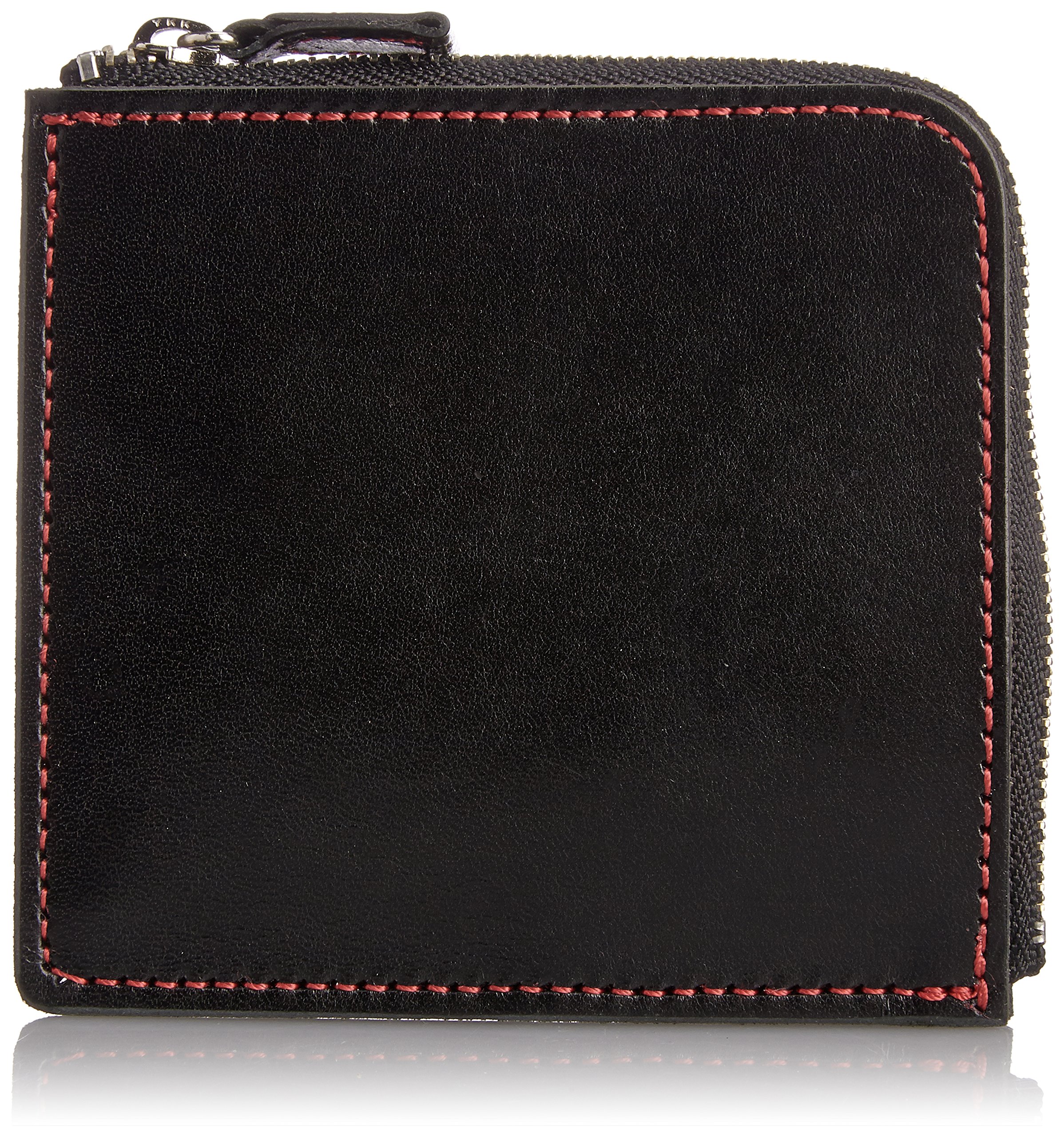 Amazon | [イギンボトム] 財布 日本製 国産牛革(ヌメ革) L字ファスナー ブラック | Igginbottom(イギンボトム) | 財布