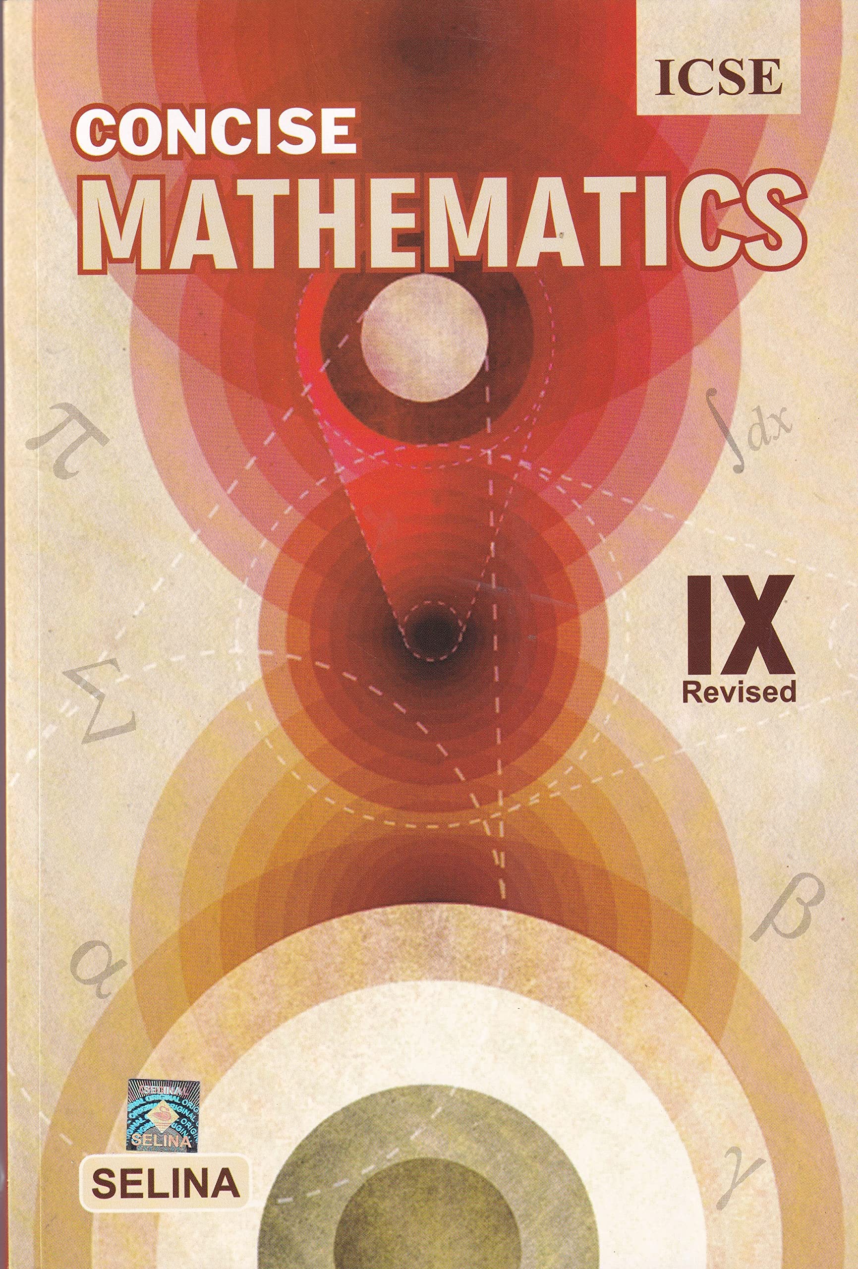 ICSE Concise Mathematics Class 9 (Revised) for March 2024 Examination ...