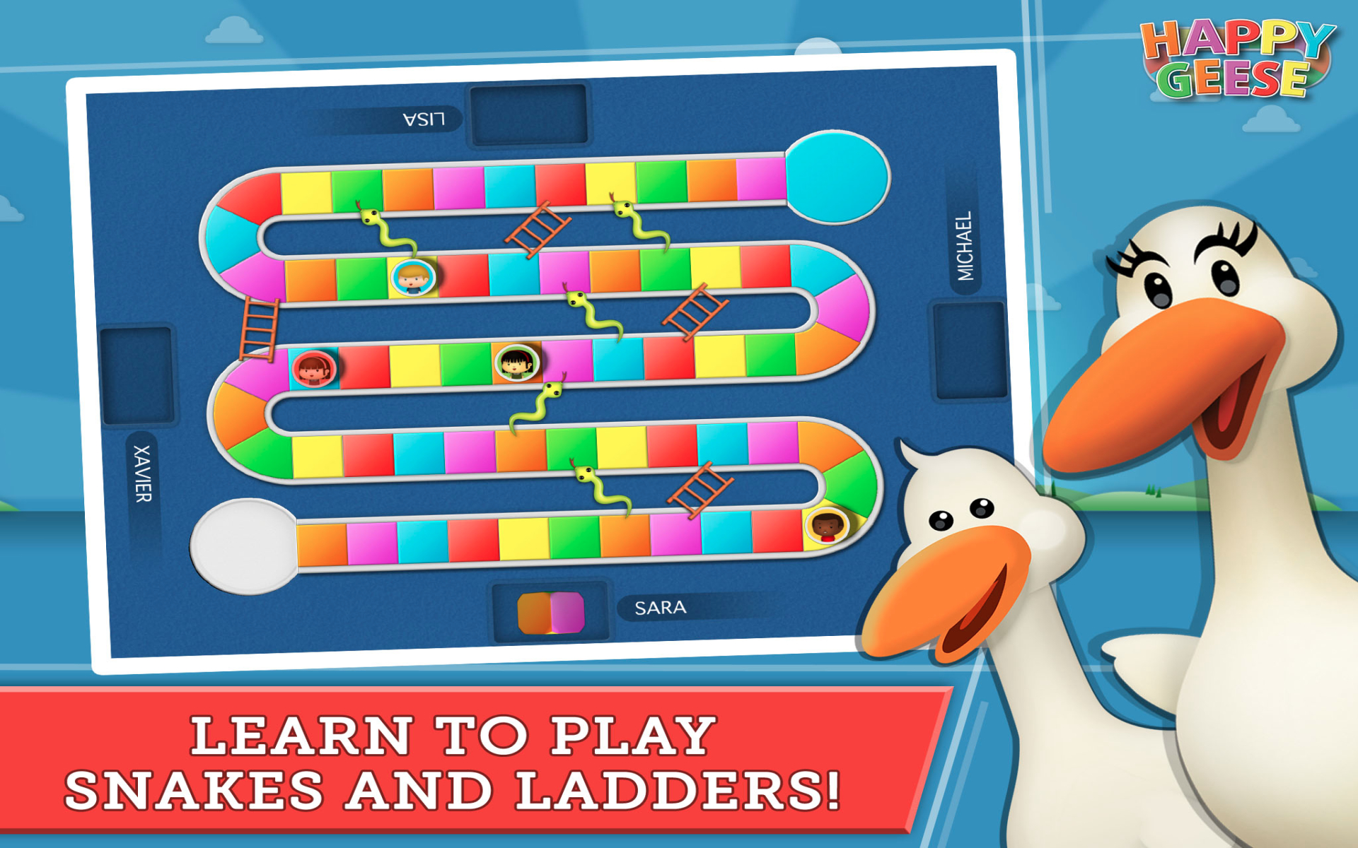 Aplicación Happy Geese en Amazon Appstore