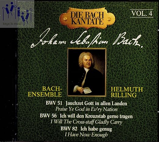 Kantaten Vol. 4: BWV 51, 56, 82 - Johann Sebastian Bach, Helmuth ...