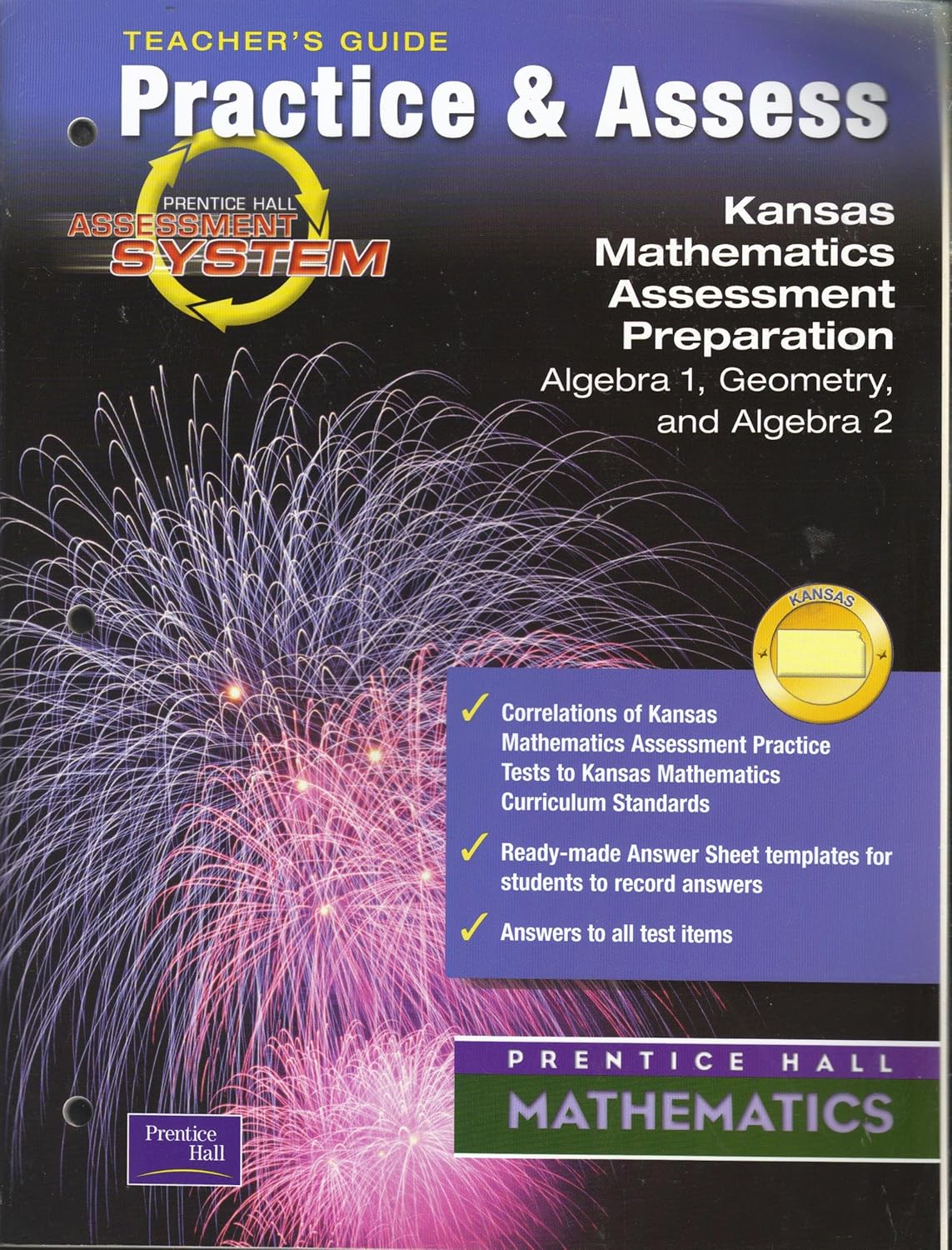 Prentice Hall Assessment System, Prentice Hall Mathematics, Practice ...