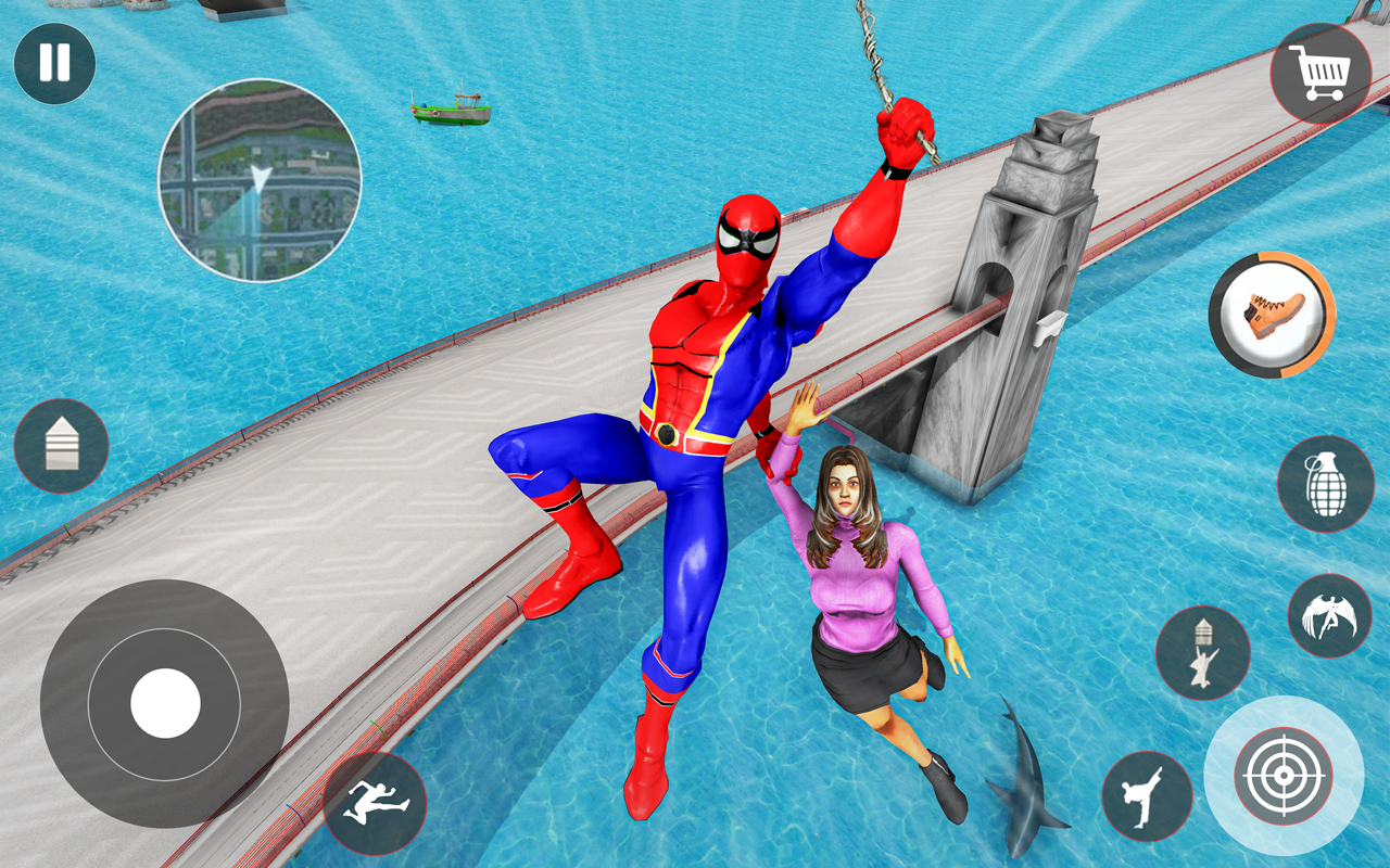 Spider Rope Hero Game: Spider Fighter Game, Spider-man Game: Superhero ...