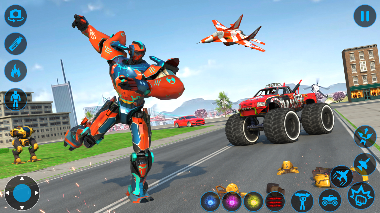 Open World Robot Fighting Game 3D : Car Transform Robot Game - App on ...