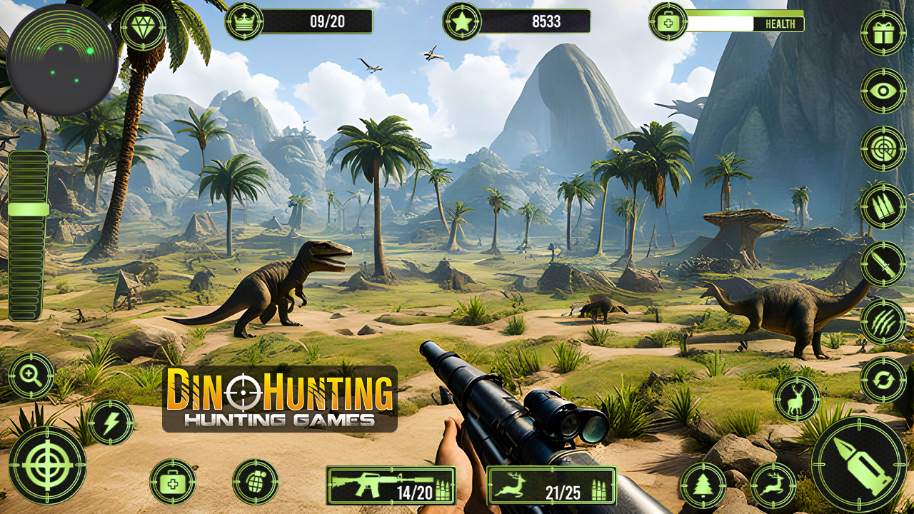 Carnivores Dino Hunt: Dino Shooting Games: Dinosaur Hunting Survival ...