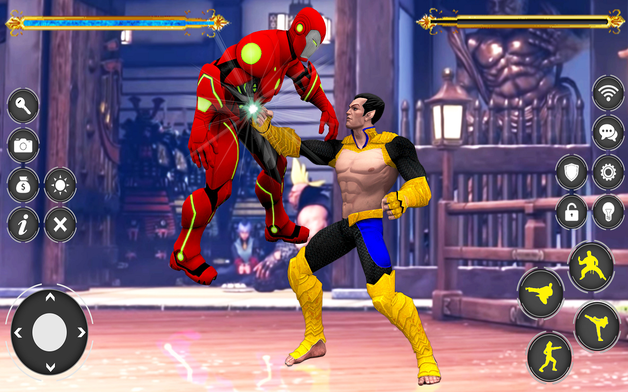 Superhero Kung Fu Gym Fighting Game - Ninja Fighting Cage Wrestling ...
