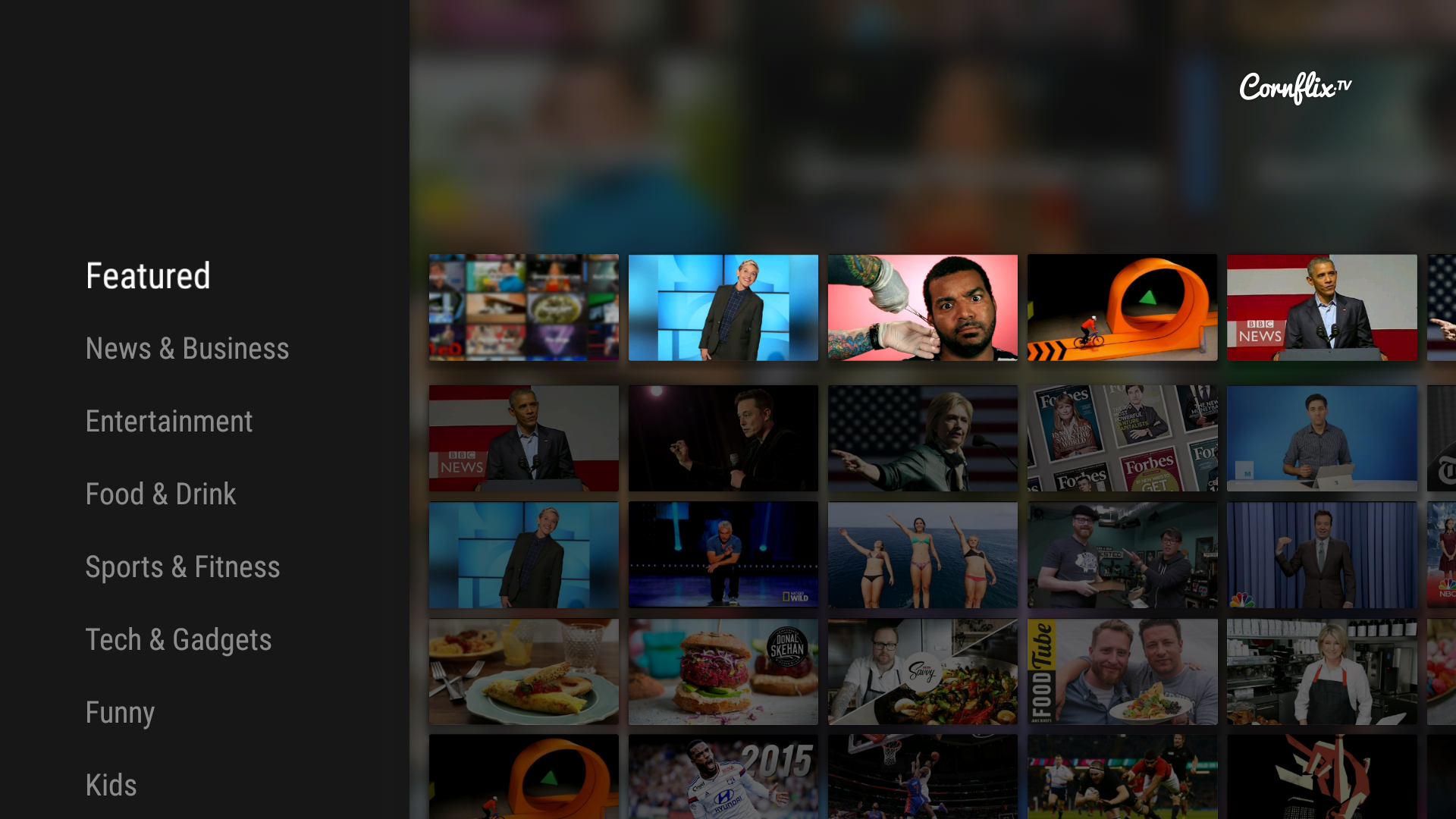 Cornflix TV - Global Internet TV Reimagined - App on Amazon Appstore