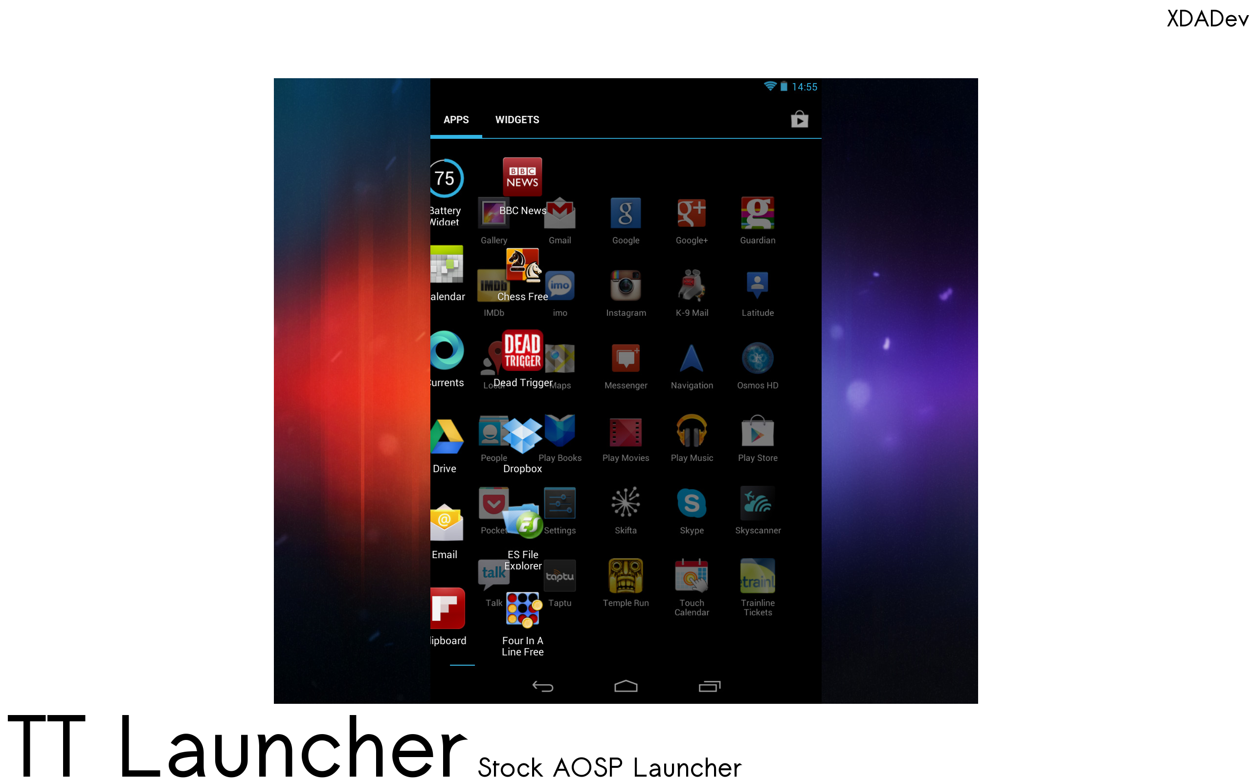 Android AOSP Home Launcher -- TT Launcher - App on Amazon Appstore
