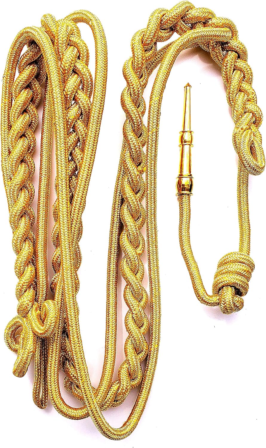 Amazon.com: US ARMY MILITARY Double Strand Shoulder GOLD Cord with Gold ...