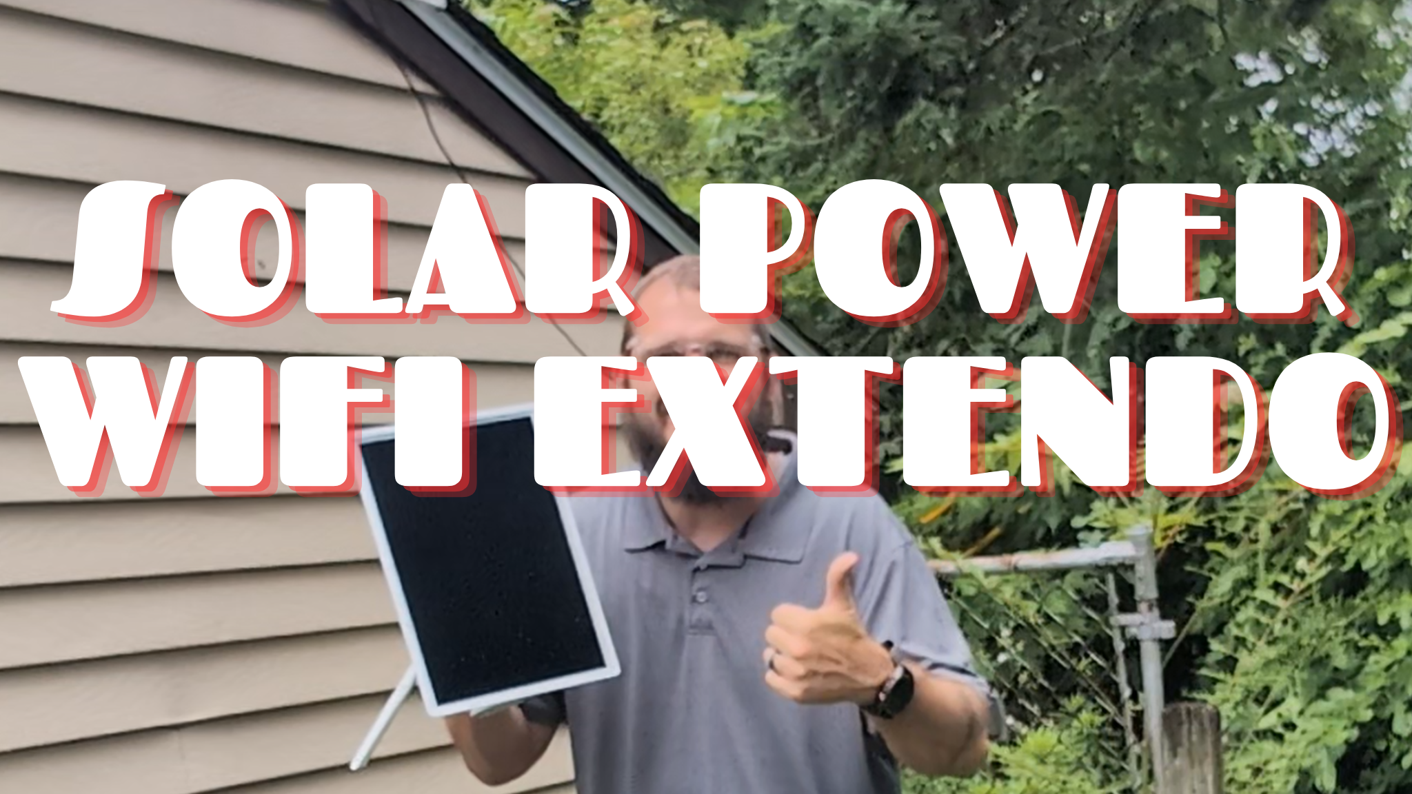 Watch Solar Power WIFI Extendo For LONG Range Service Repeater on ...