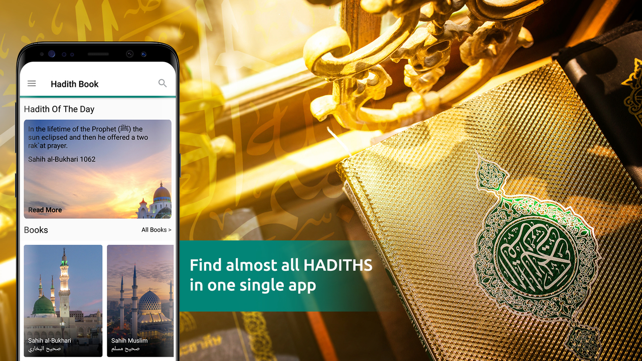 Hadith Books All-in-one - Islam Symbol Mohammed's Hadiths is a Great ...