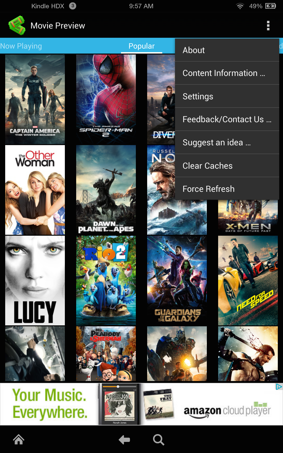 Movie Preview - App on Amazon Appstore