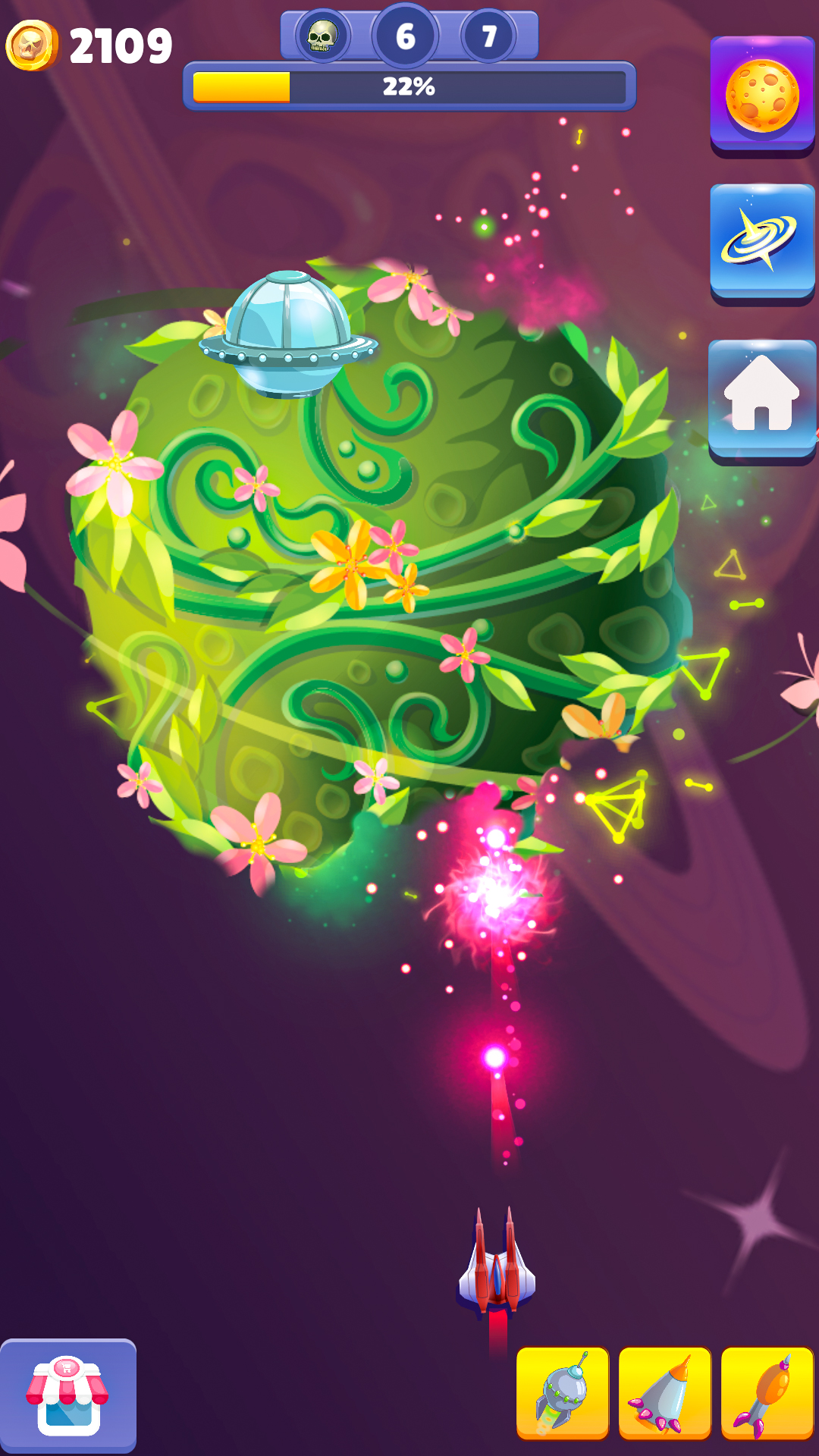 Planet Smash Destroy Earth 2D - App on Amazon Appstore