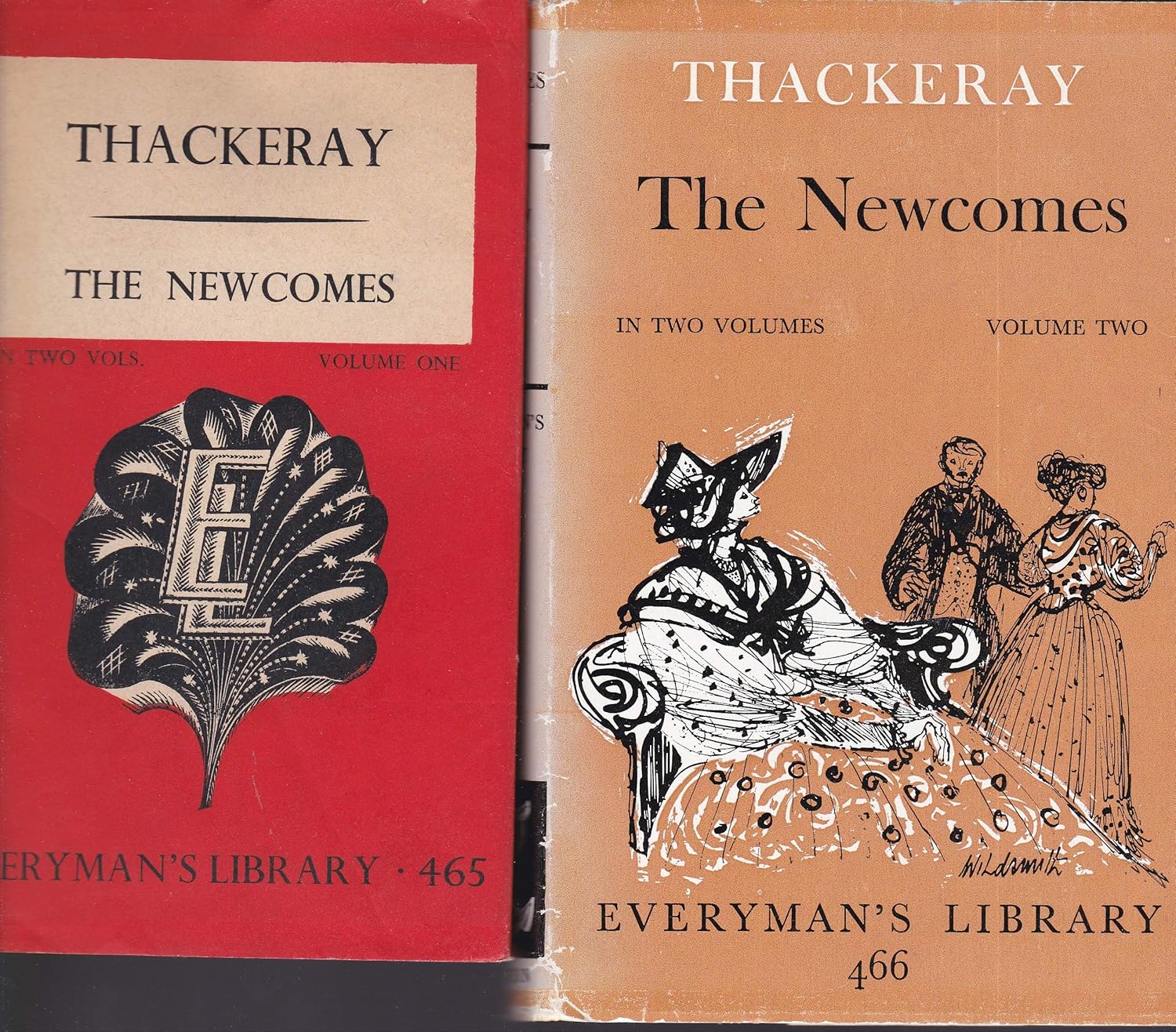 The Newcomes - Two Vol. Set (Everyman's Library, 465 & 466): William ...