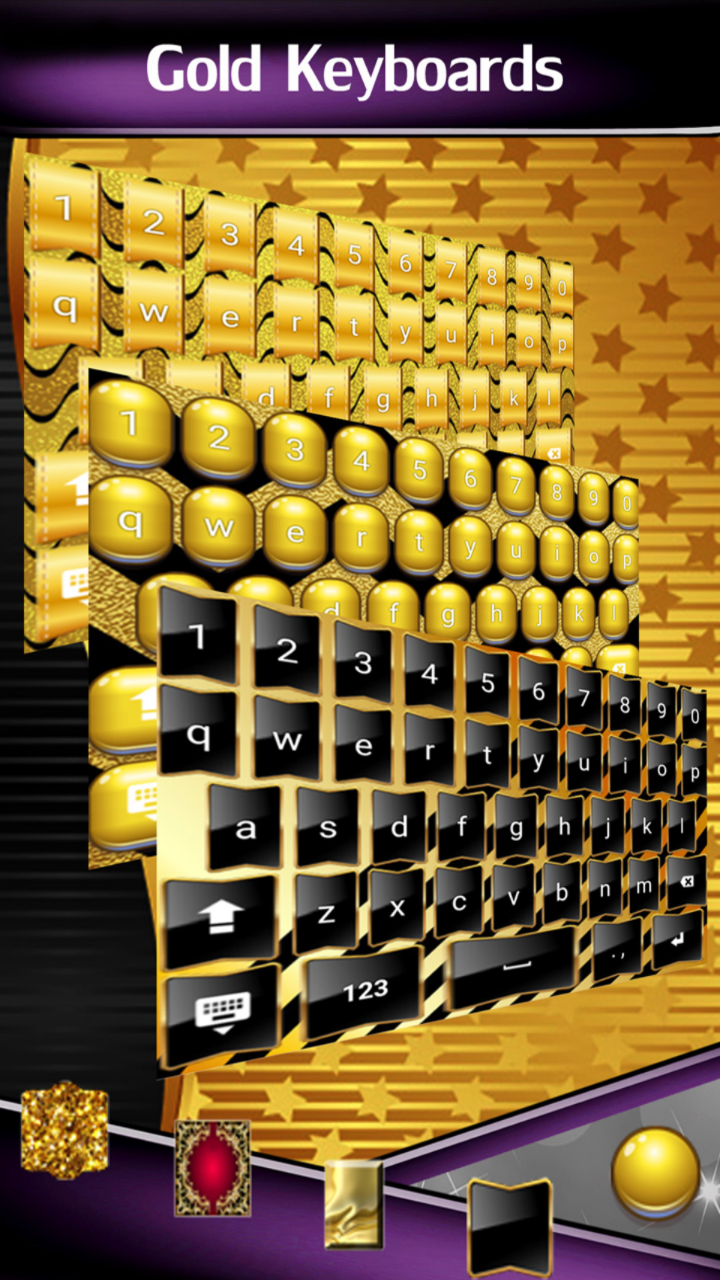 Gold Keyboards - App on the Amazon Appstore