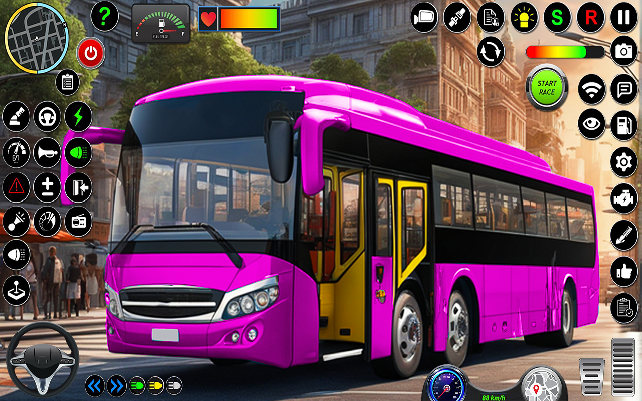 US Bus Simulator Bus Game Offline : City Bus Driving Bus Games - Coach ...