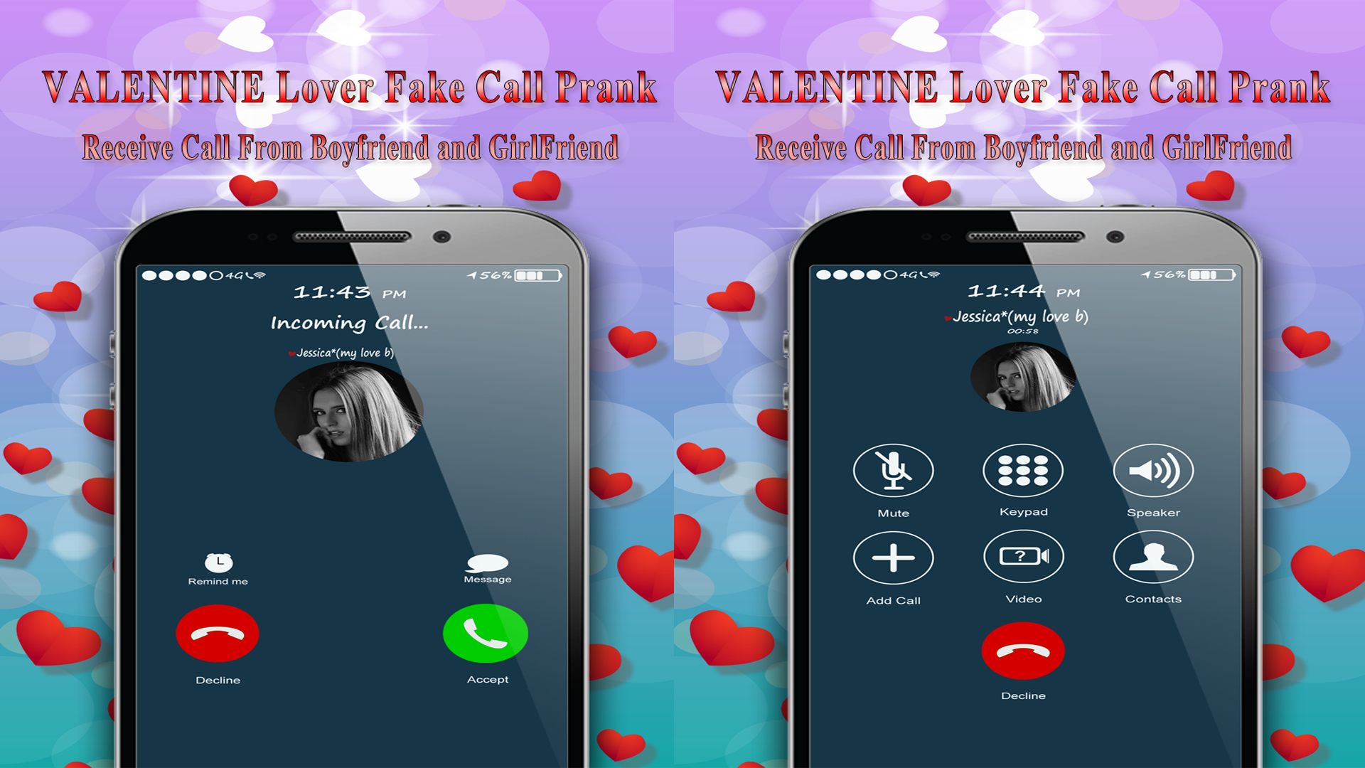 Valentine Call From Love for Boyfriend and Girlfriend Prank - App on ...