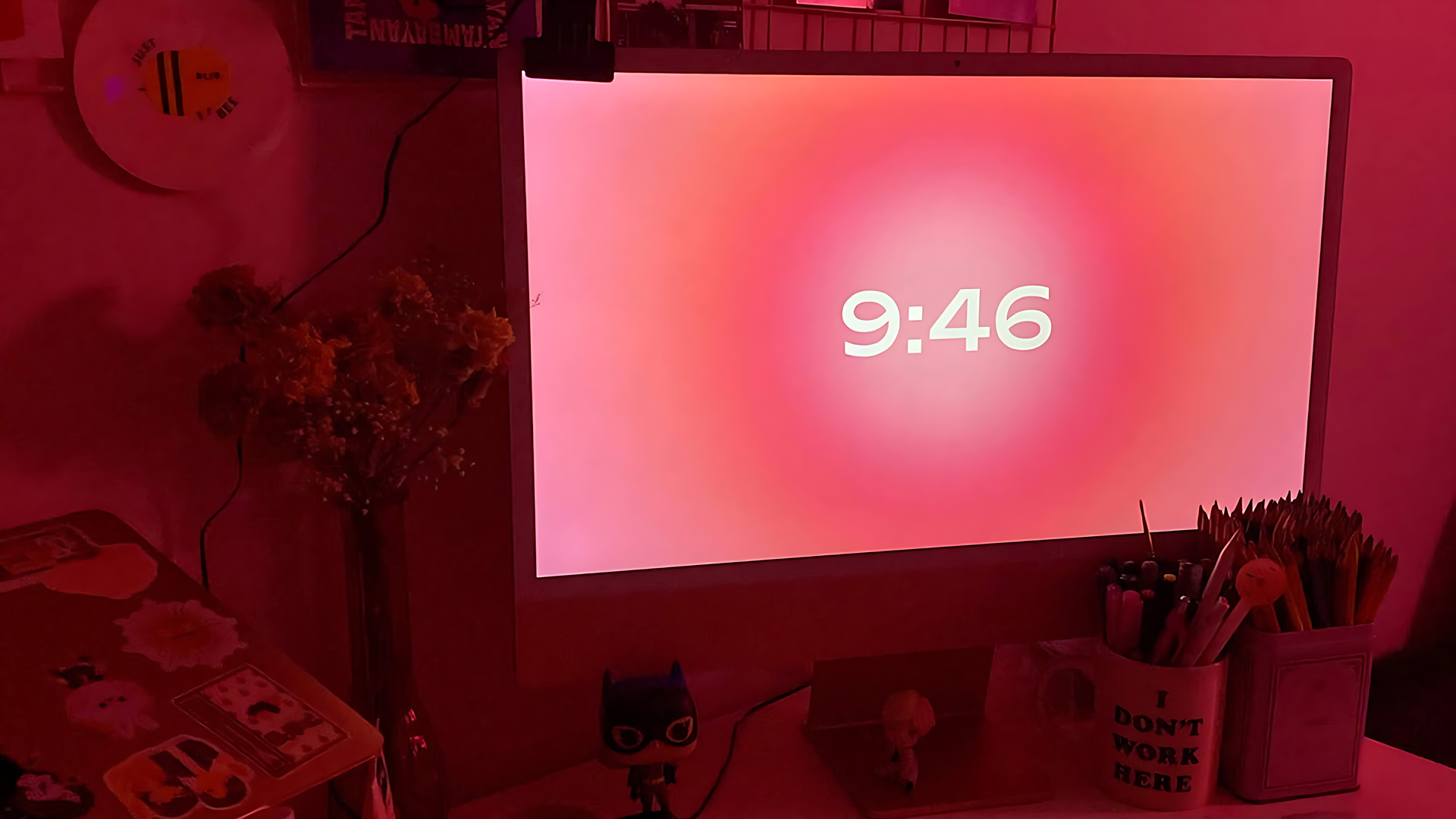 Aura Clock Screensaver: Fullscreen Digital Timer with Custom Gradient ...