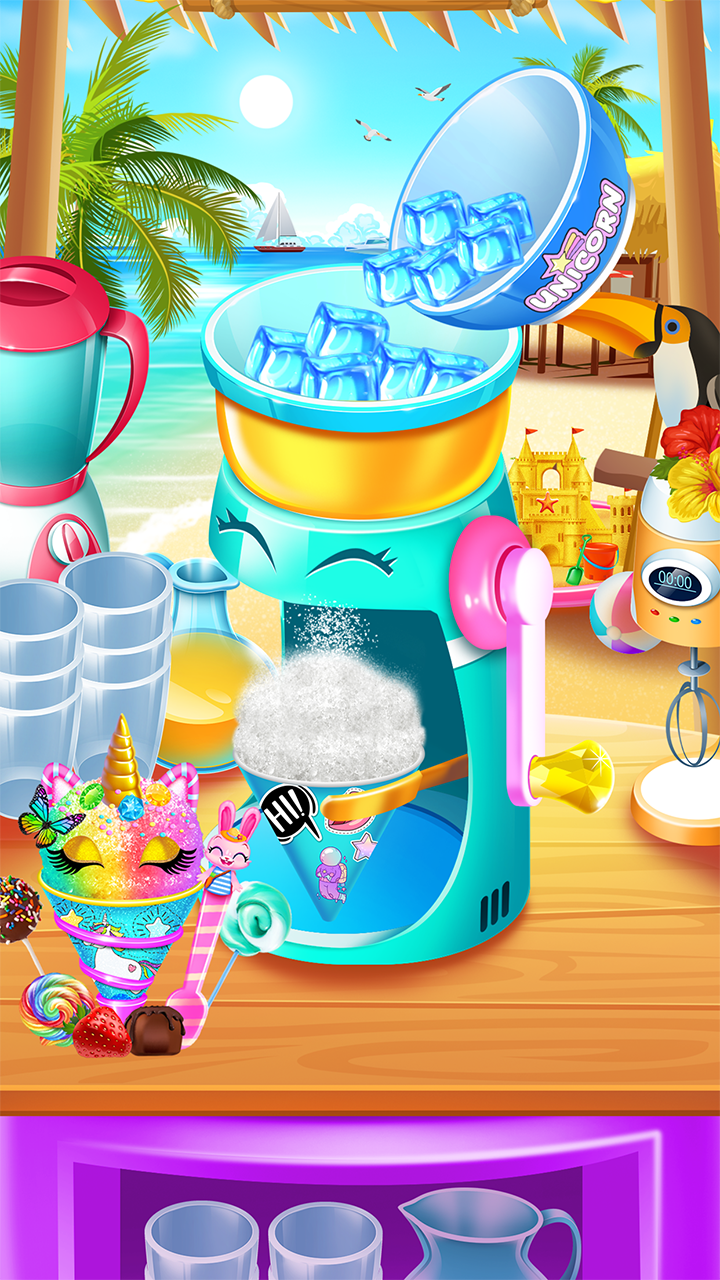 Rainbow Frozen Snowcone Maker - Kids Ice Dessert Chef - App on Amazon ...