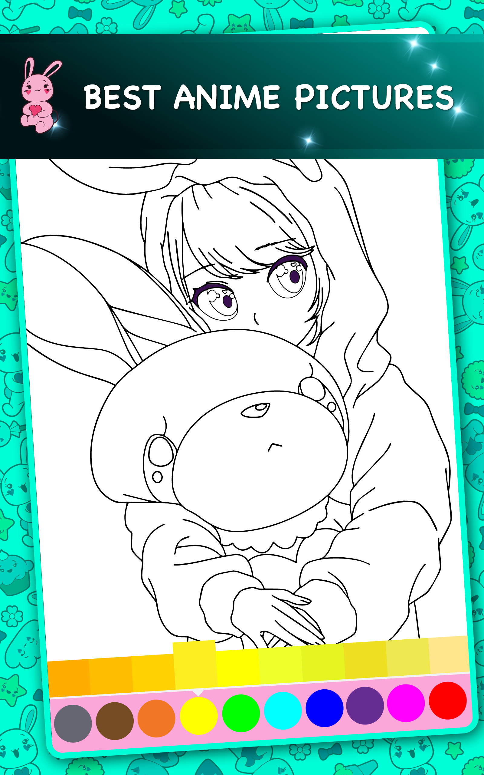Kawaii - Anime Animated Coloring Book - App on Amazon Appstore