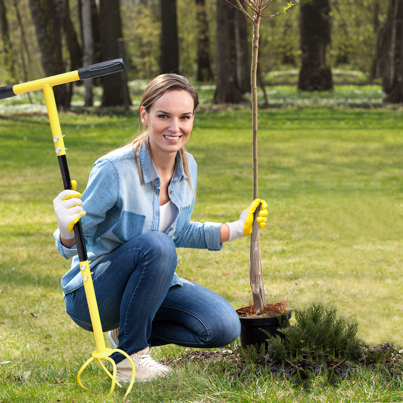 Watch Garden Hand Tiller, Twist Tiller Manual Cultivator on Amazon Live