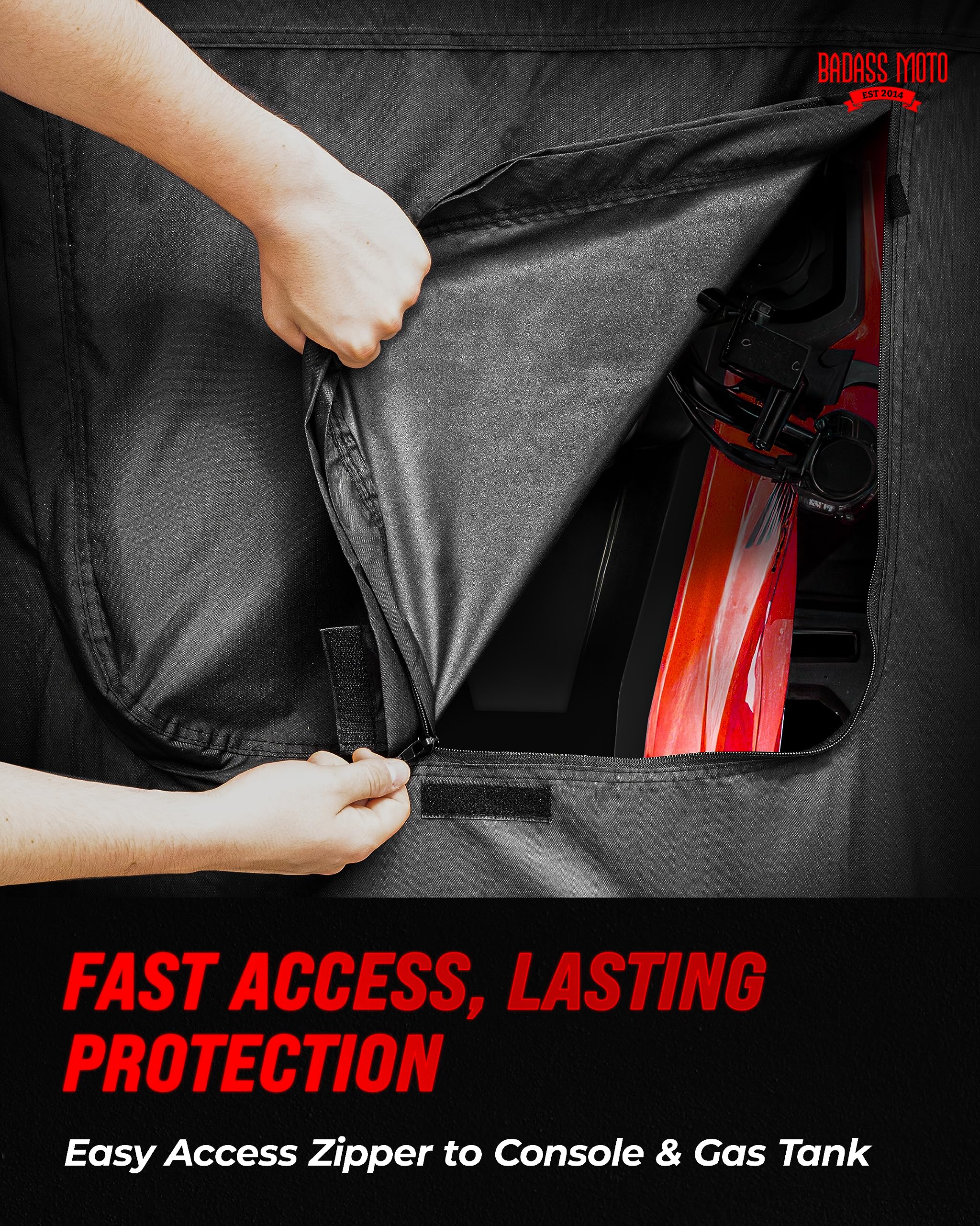 Snapklik.com : Badass Moto Heavy Duty Triple Waterproof 4 Wheeler Cover ...