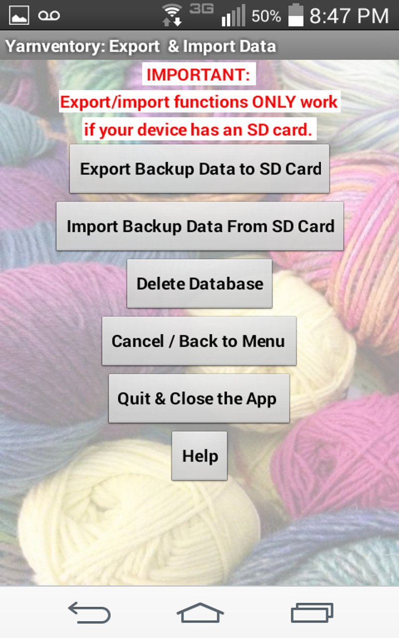 Yarnventory - App on Amazon Appstore