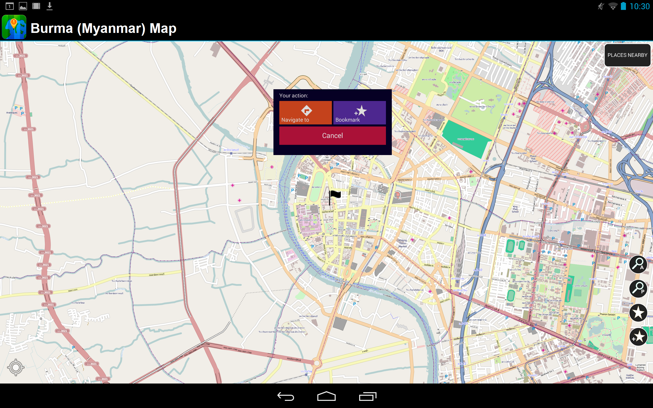 Burma (Myanmar) - Offline Map - App on the Amazon Appstore