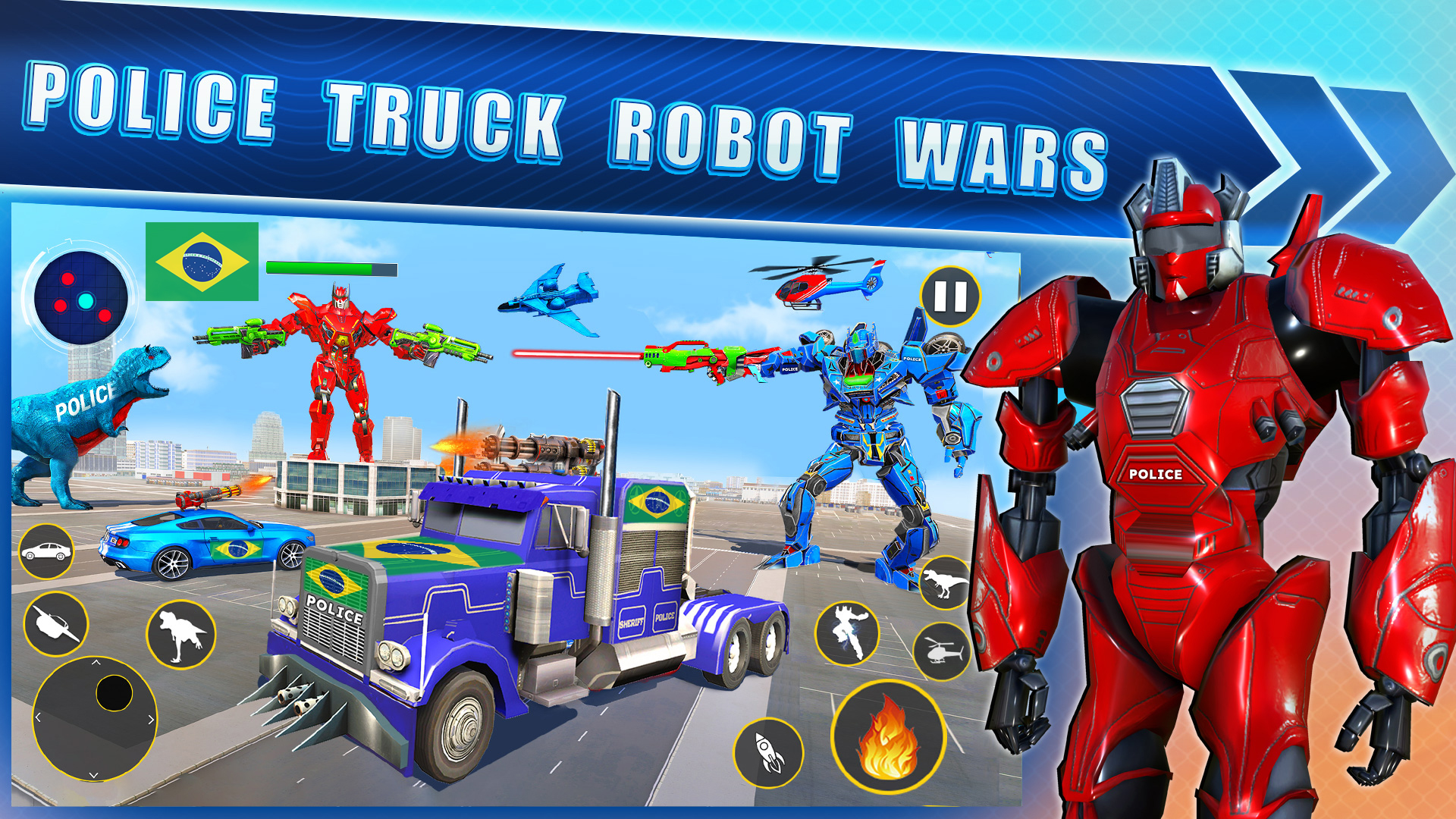 Police Truck Robot Game - App on Amazon Appstore