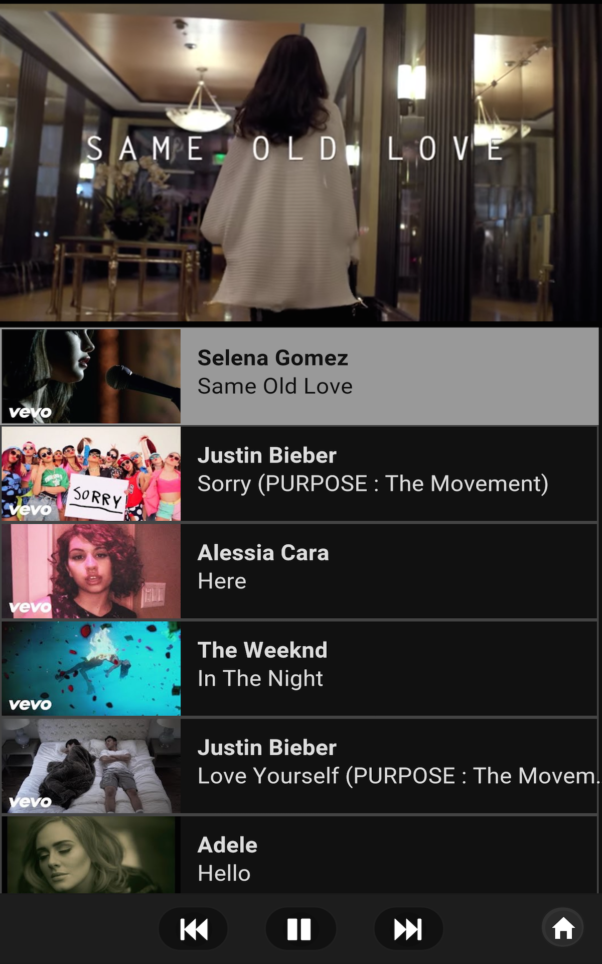 Top 30 Music Videos - App on Amazon Appstore