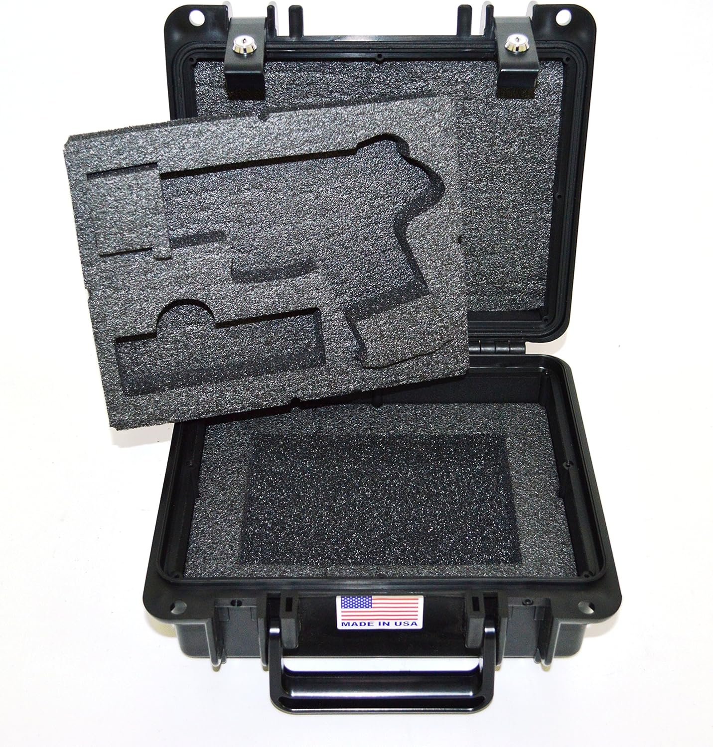 Amazon.com: Quick Fire Cases QF345L MultiFit Pistol Case, Black, Small ...
