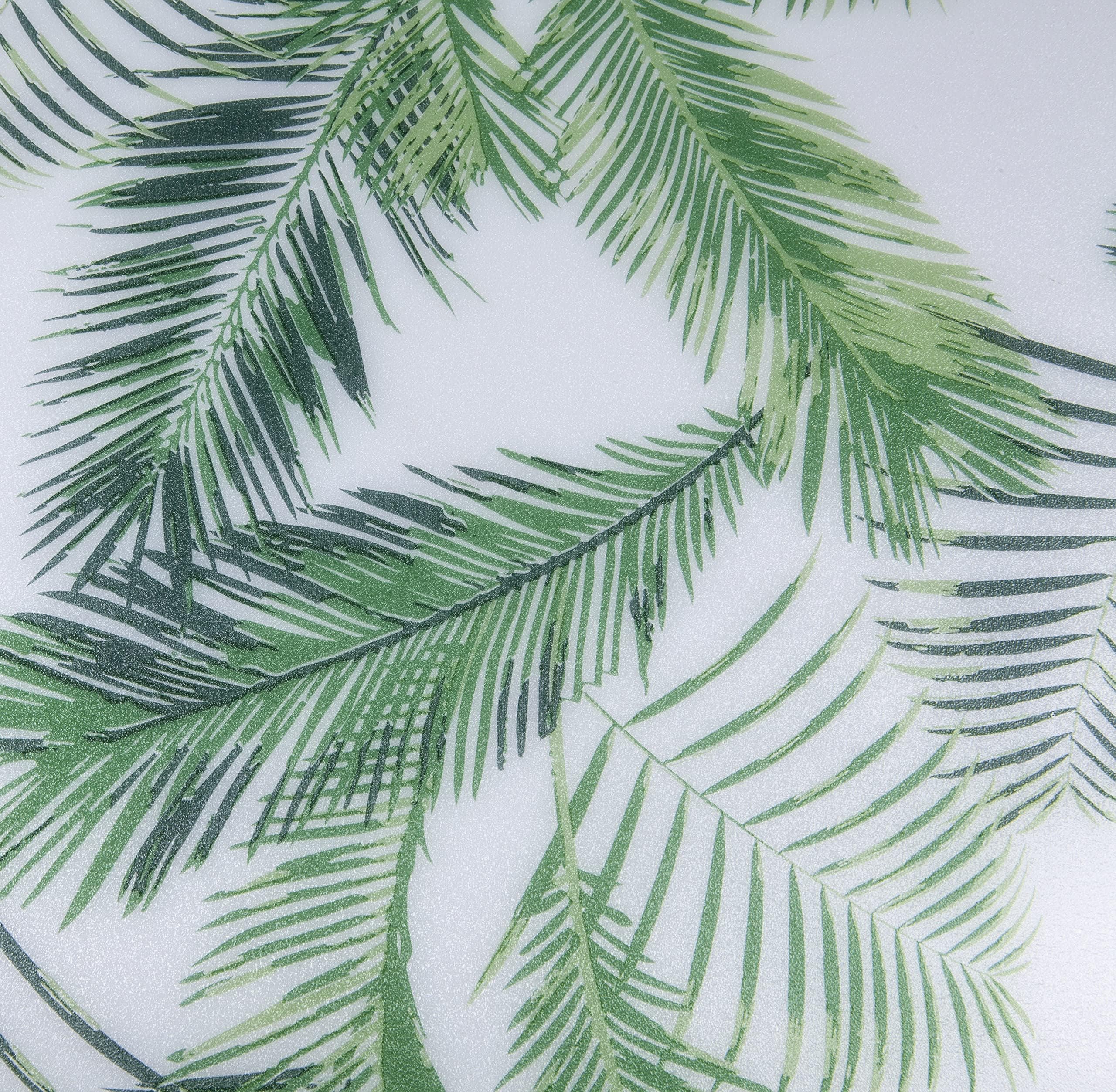 Venilia 54332 Vitrostatic Window, Palm Leaves, Privacy, Frosted, Screen ...