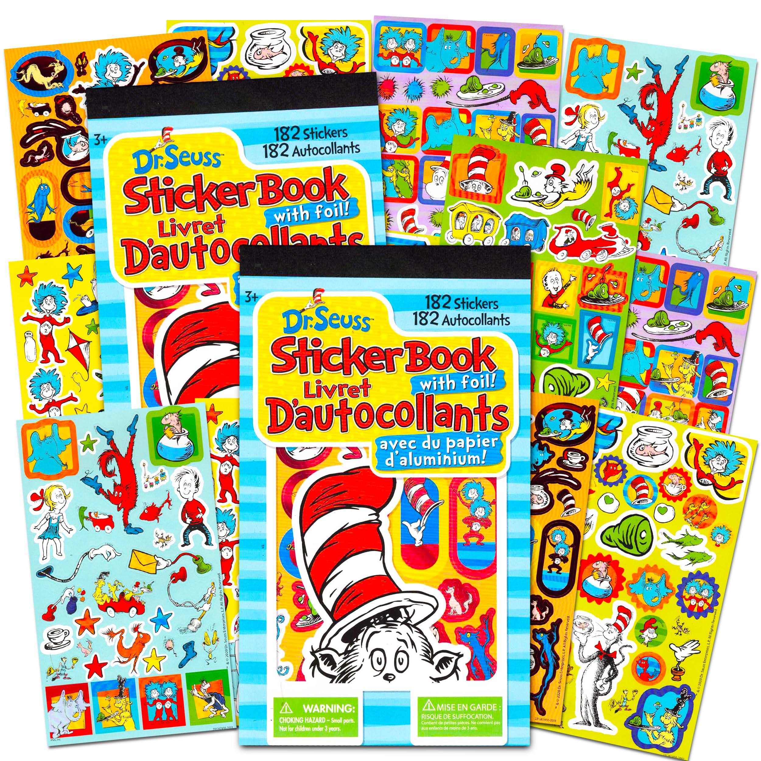 Buy Dr. Seuss Reward Sticker Set Dr Seuss School Supplies Bundle ...
