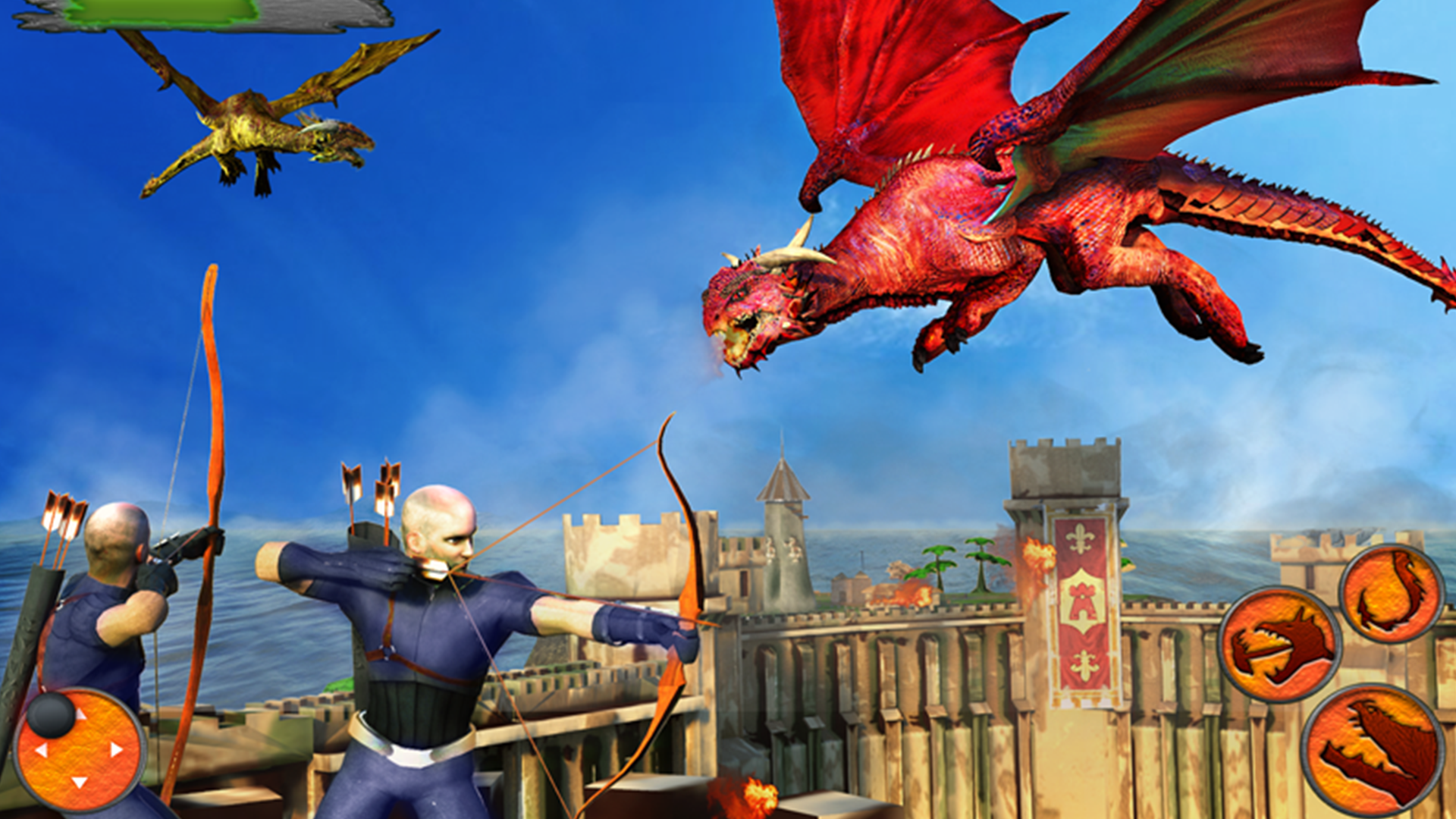 Flying Dragon Battle Simulator : City Attack Dragon - Hungry Dragon Fighting Games - App on ...