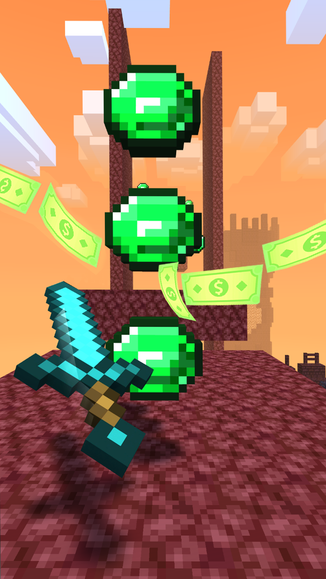 Noob Ninja - Sword Master: Epic battle in the minecraft world - App on ...